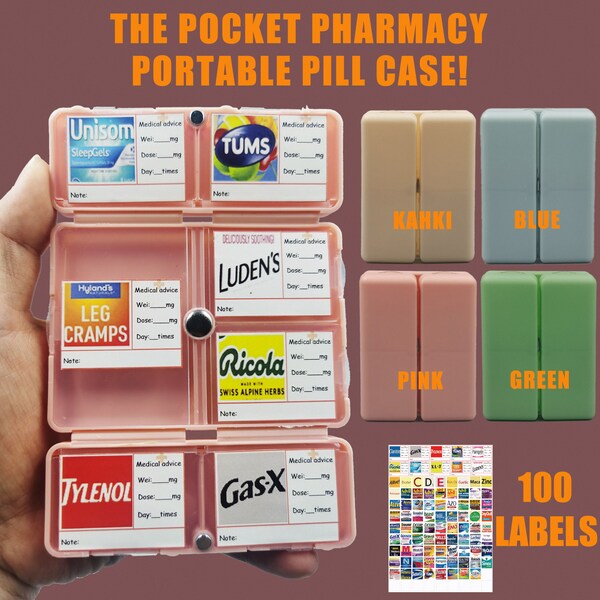 Stickers for Travel Pill Box - Etsy