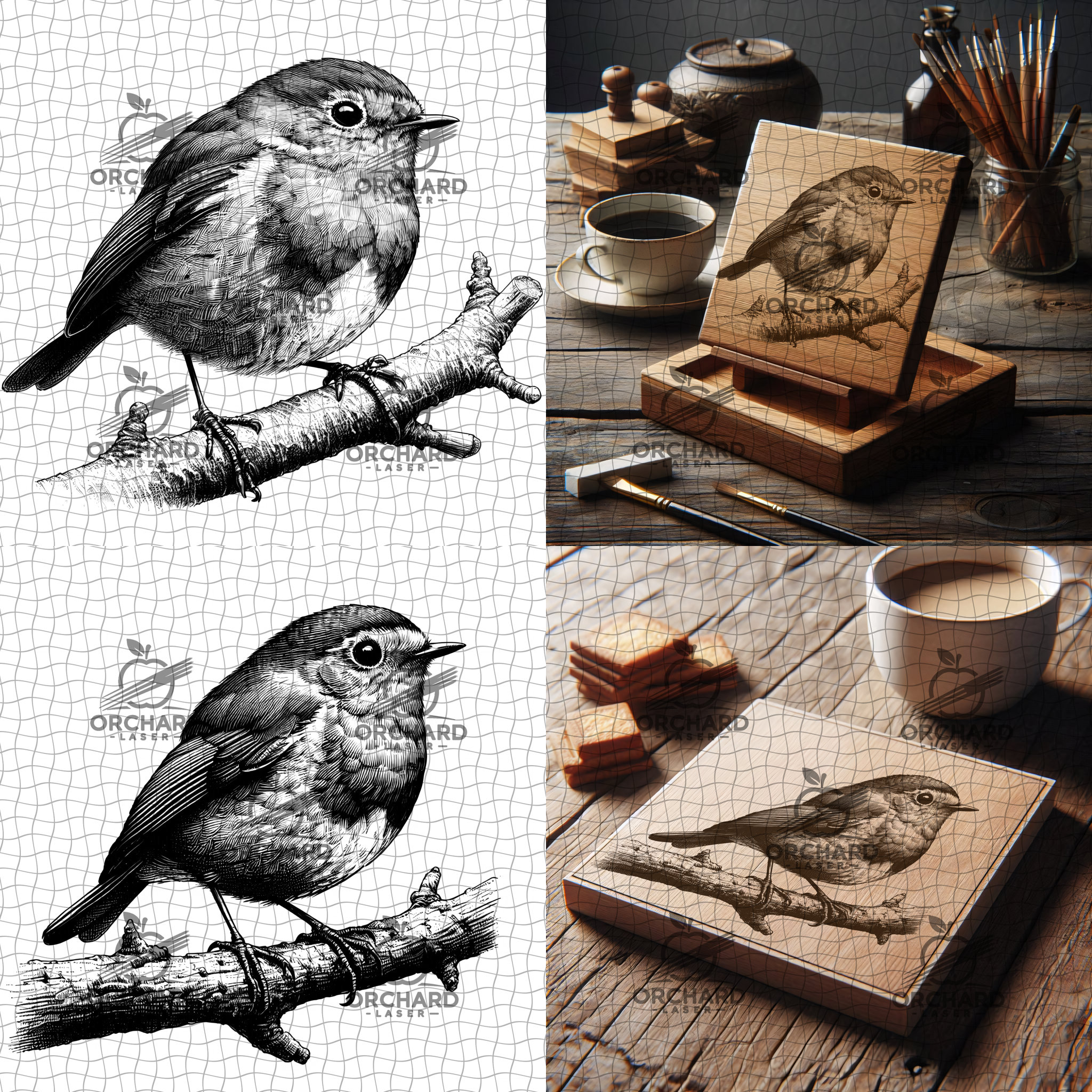 8x High Quality PNG Image File | Drawing | Engrave | Laser Ready ...