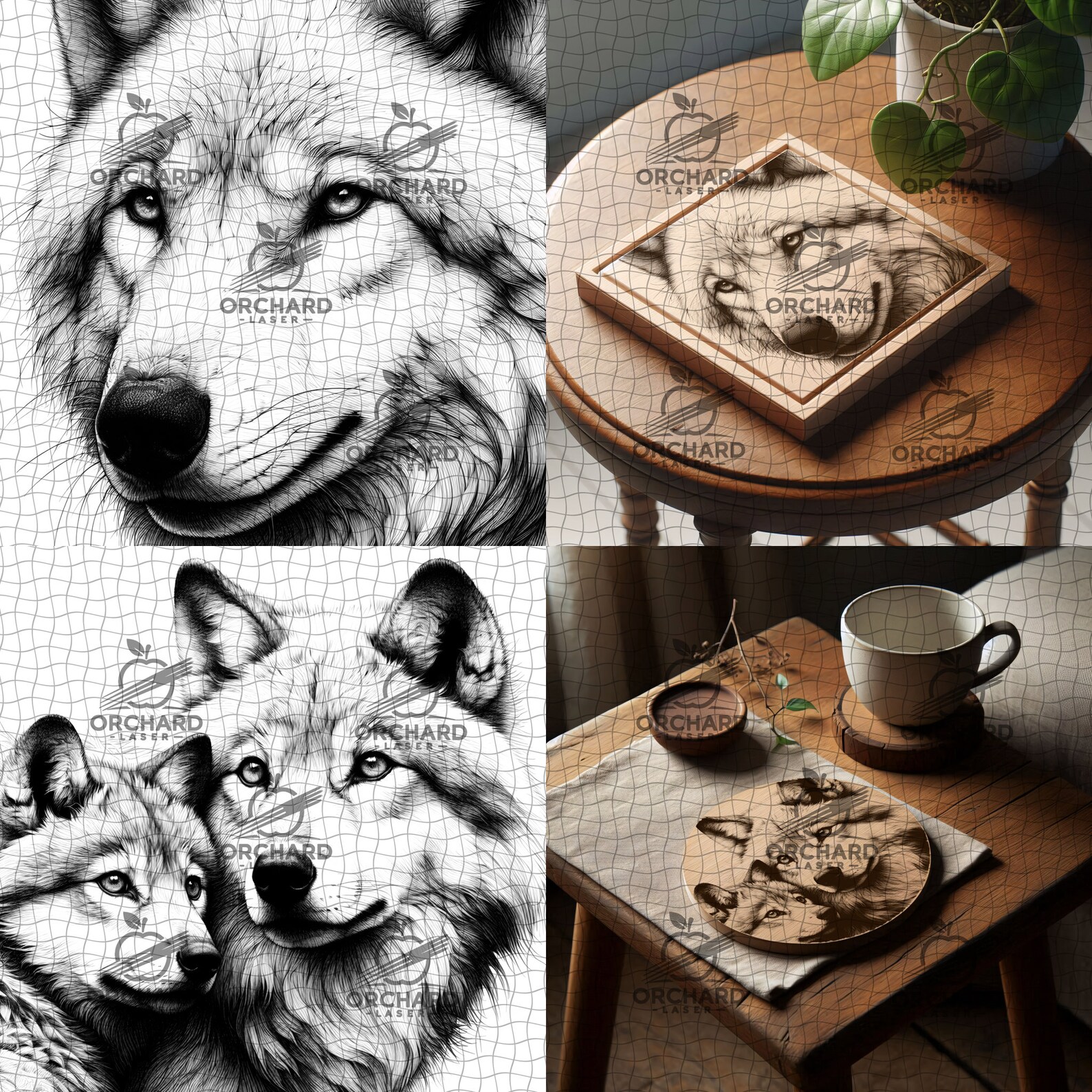 8x High Quality PNG Image File | Drawing | Engrave | Laser Ready ...