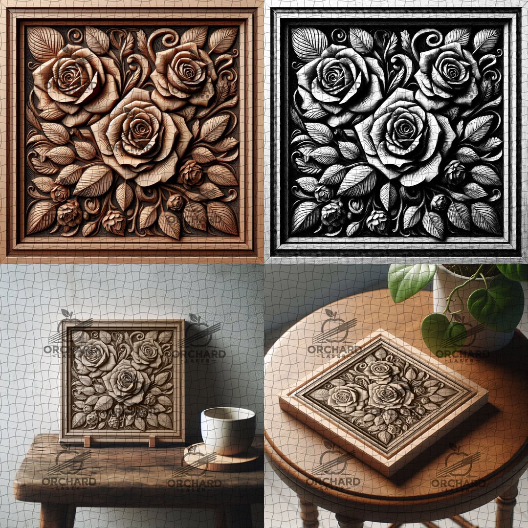 Laser Burn PNG | 3D Illusion | Engrave | Laser Ready | Digital Design ...