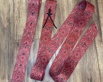 Aztec Cinch Strap Set, Latigo Strap, off Billet Strap, Western Saddle ...