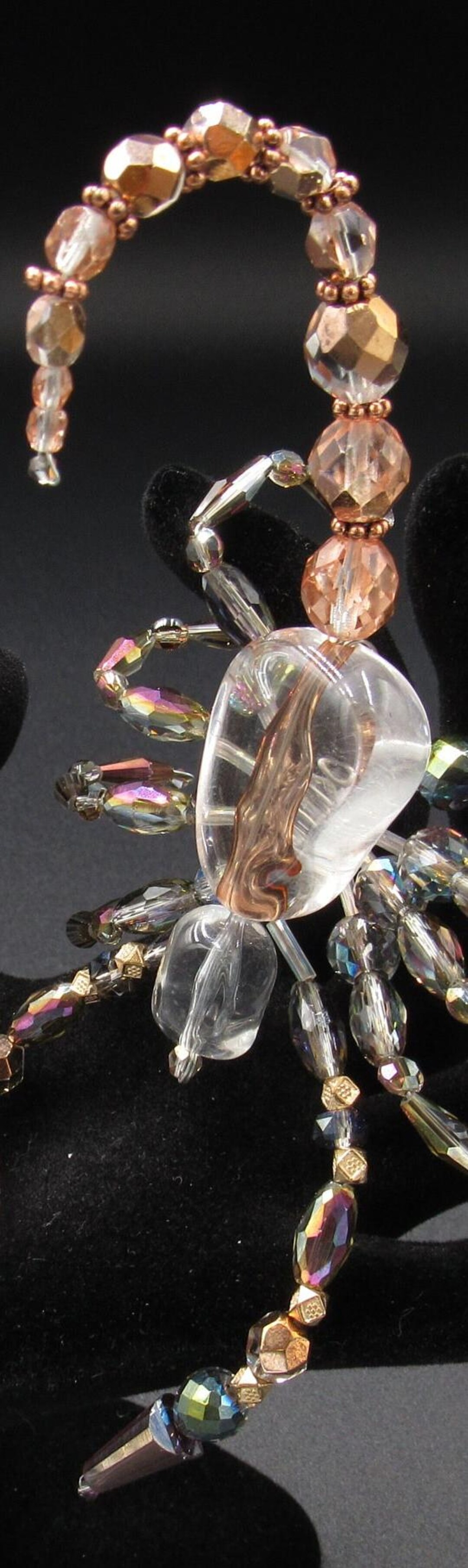 Crystal and Multi Pink Scorpion. Approximate Size: 7 Inches From Claw ...
