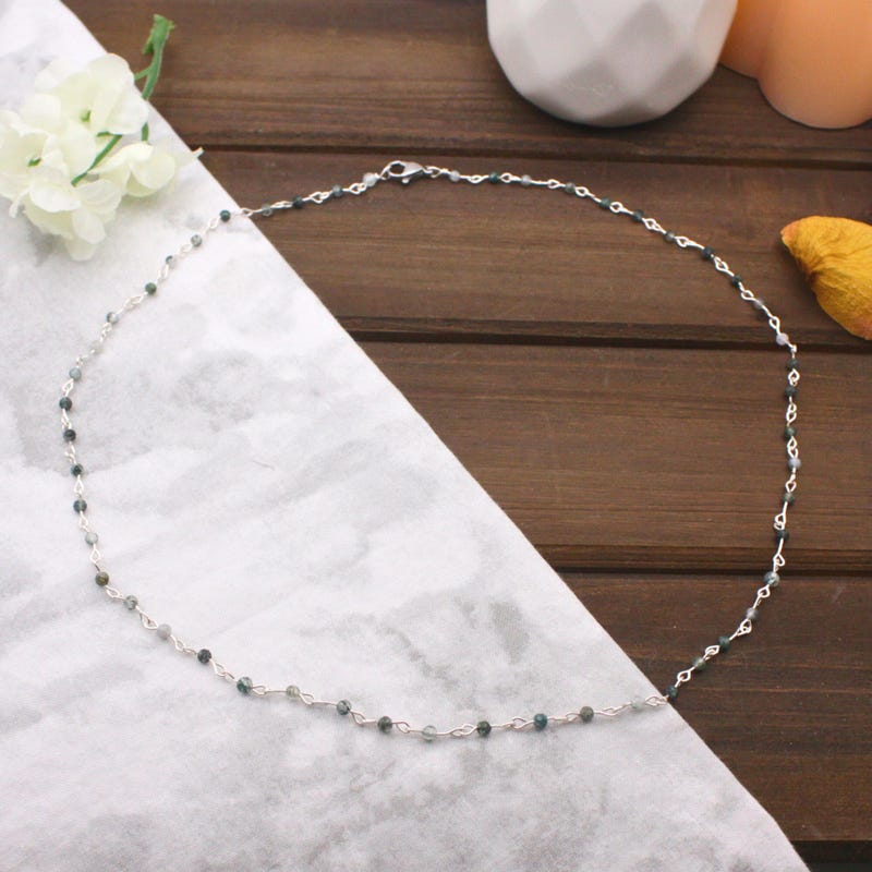 Necklace Whimsical Moss - Etsy