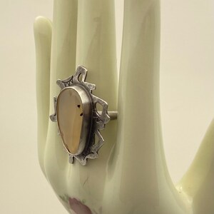 Puddle Ring Made With an Agate Stone - Etsy