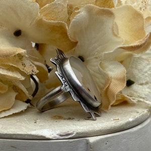 Puddle Ring Made With an Agate Stone - Etsy