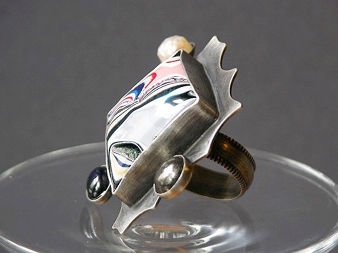 My Dream Car Ring Made With Layered Detroit Automotive Paint - Etsy