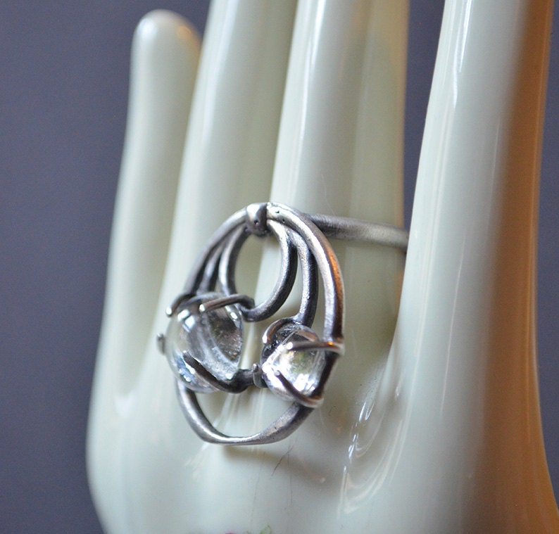 Bubble Blower Fun Ring Made With Magnifying Glass Cabs - Etsy