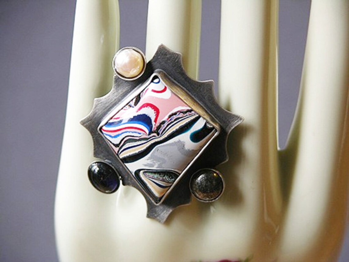 My Dream Car Ring Made With Layered Detroit Automotive Paint - Etsy