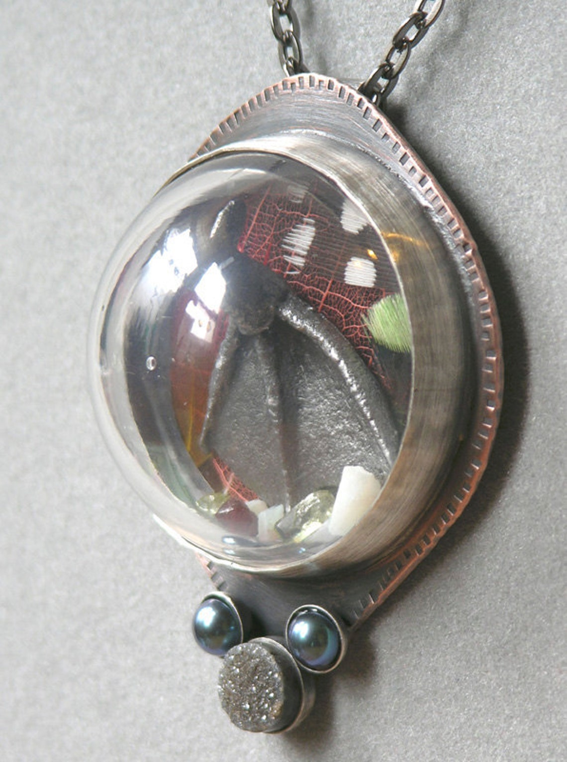 Waddles the Duck Reliquary Necklace - Etsy