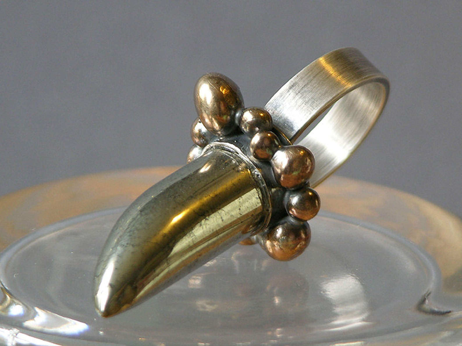 Golden Claw Ring - Etsy