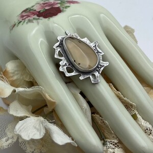 Puddle Ring Made With an Agate Stone - Etsy