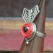 On Sale Red Eye Bird Eye Ring Marked Down - Etsy