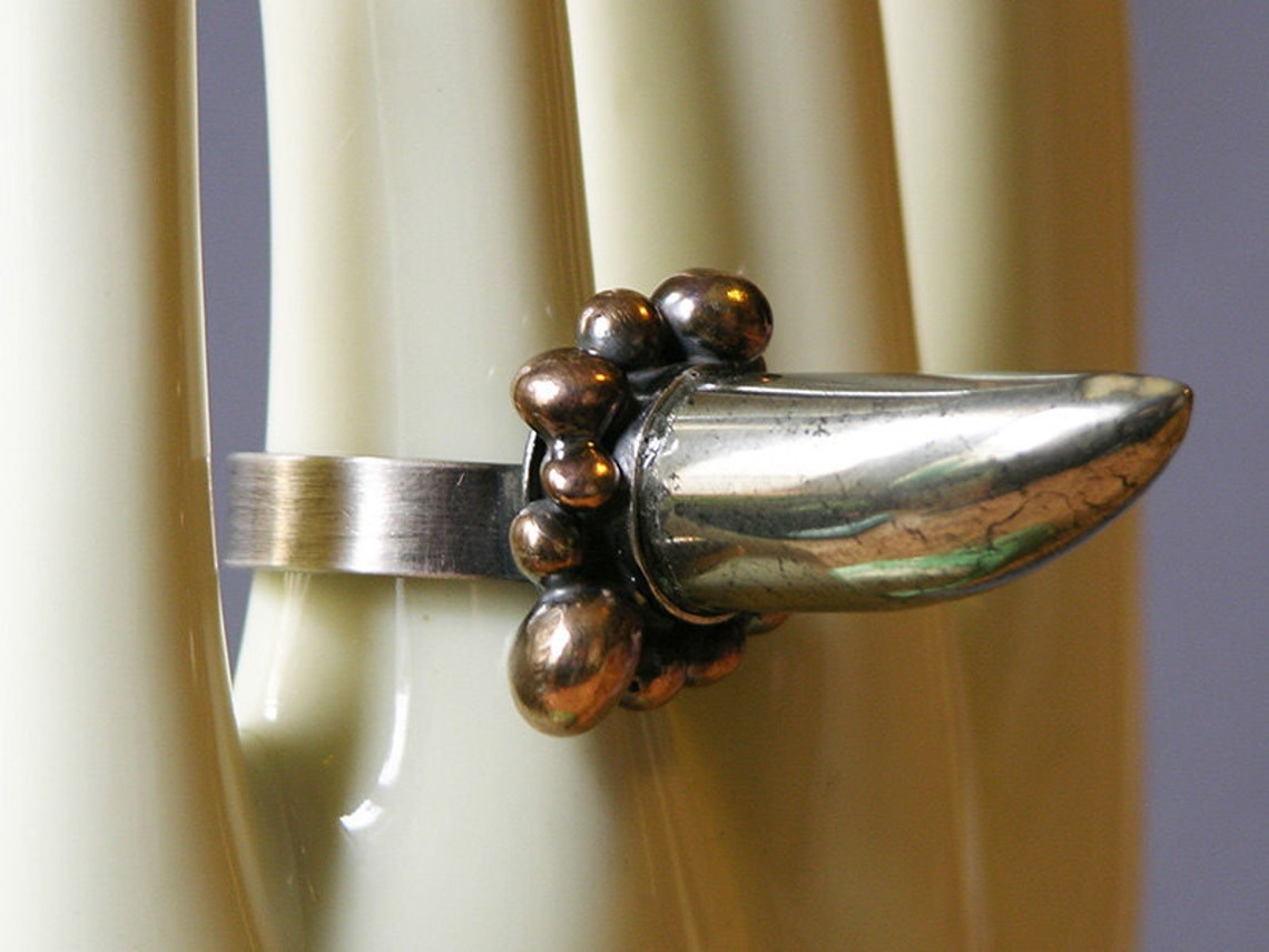 Golden Claw Ring - Etsy