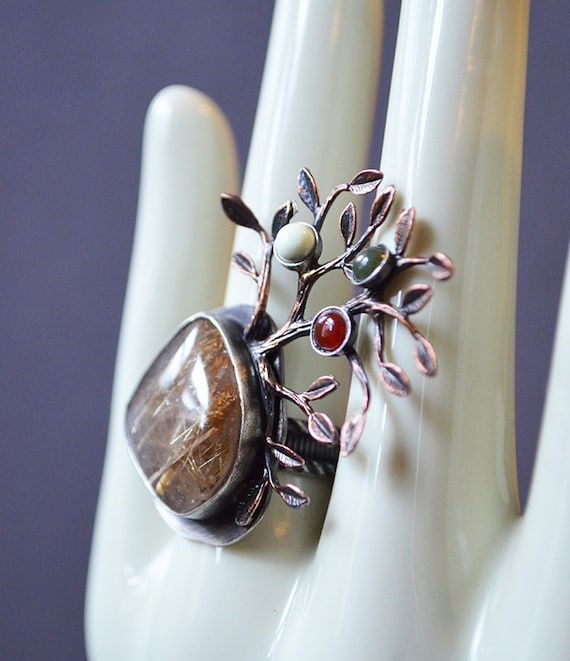 Family Tree Roots Ring | Etsy