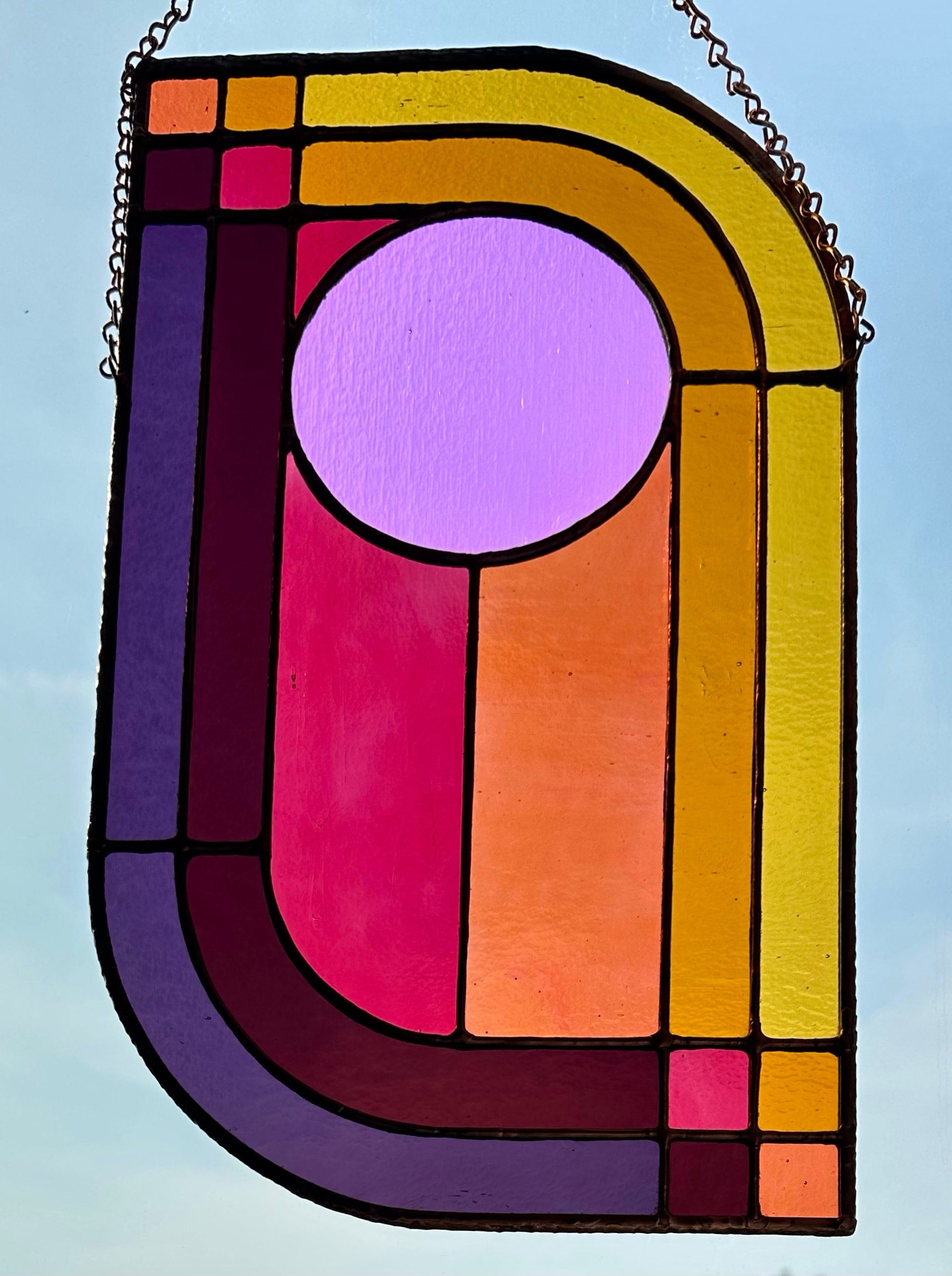 Geometric Art Deco Stained Glass Pattern - Hobby License - Etsy