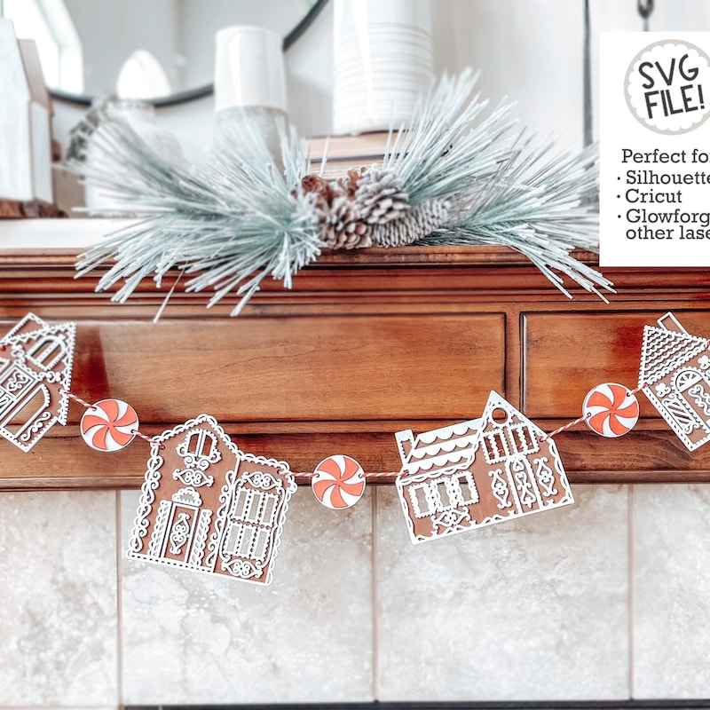 Gingerbread Garland - Etsy