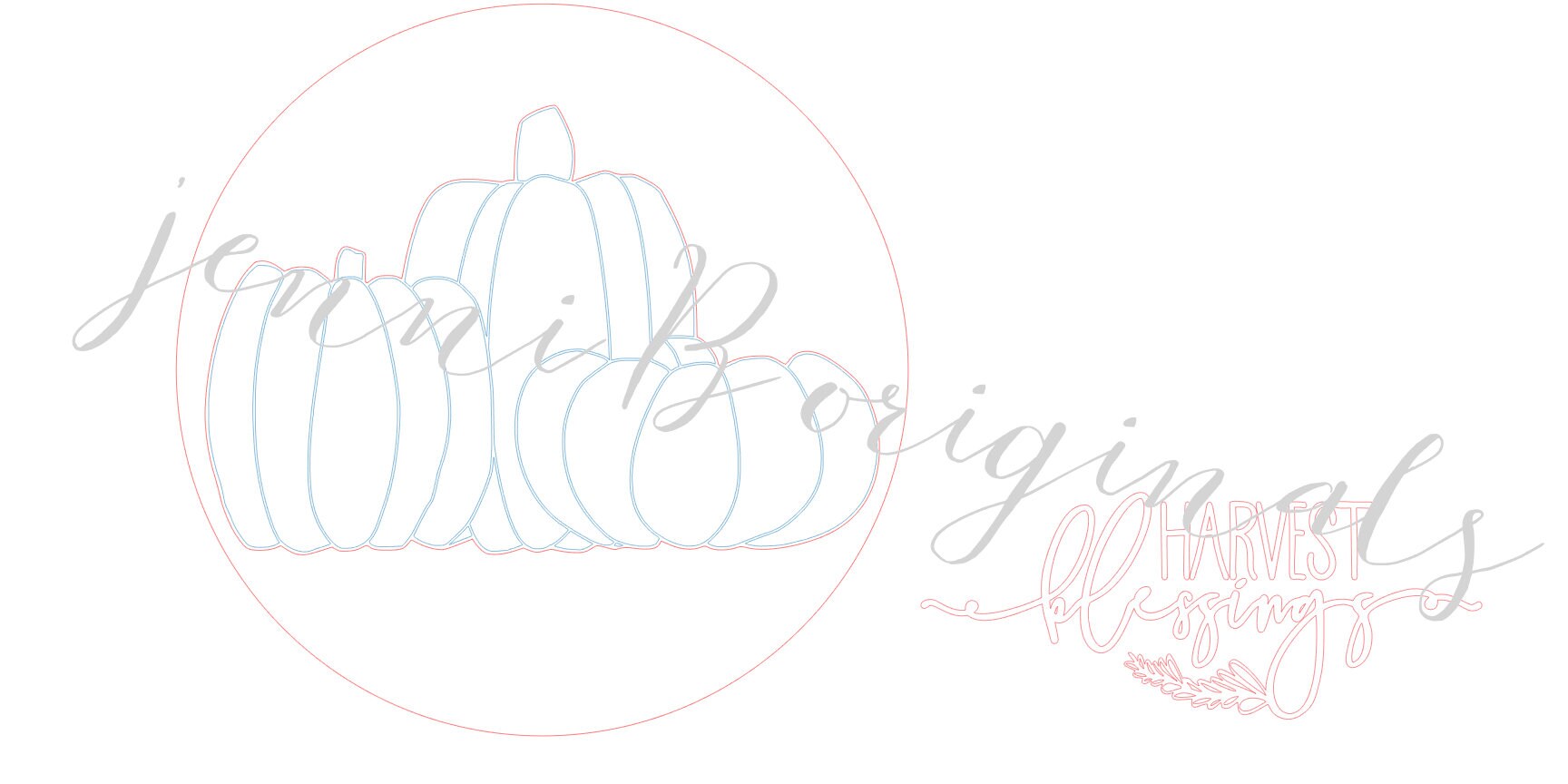 Fall Pumpkin SVG Cut File Autumn Harvest Laser File - Etsy