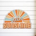 Sunshine Sign SVG | You Are My Sunshine | Hello Sunshine Cut File ...