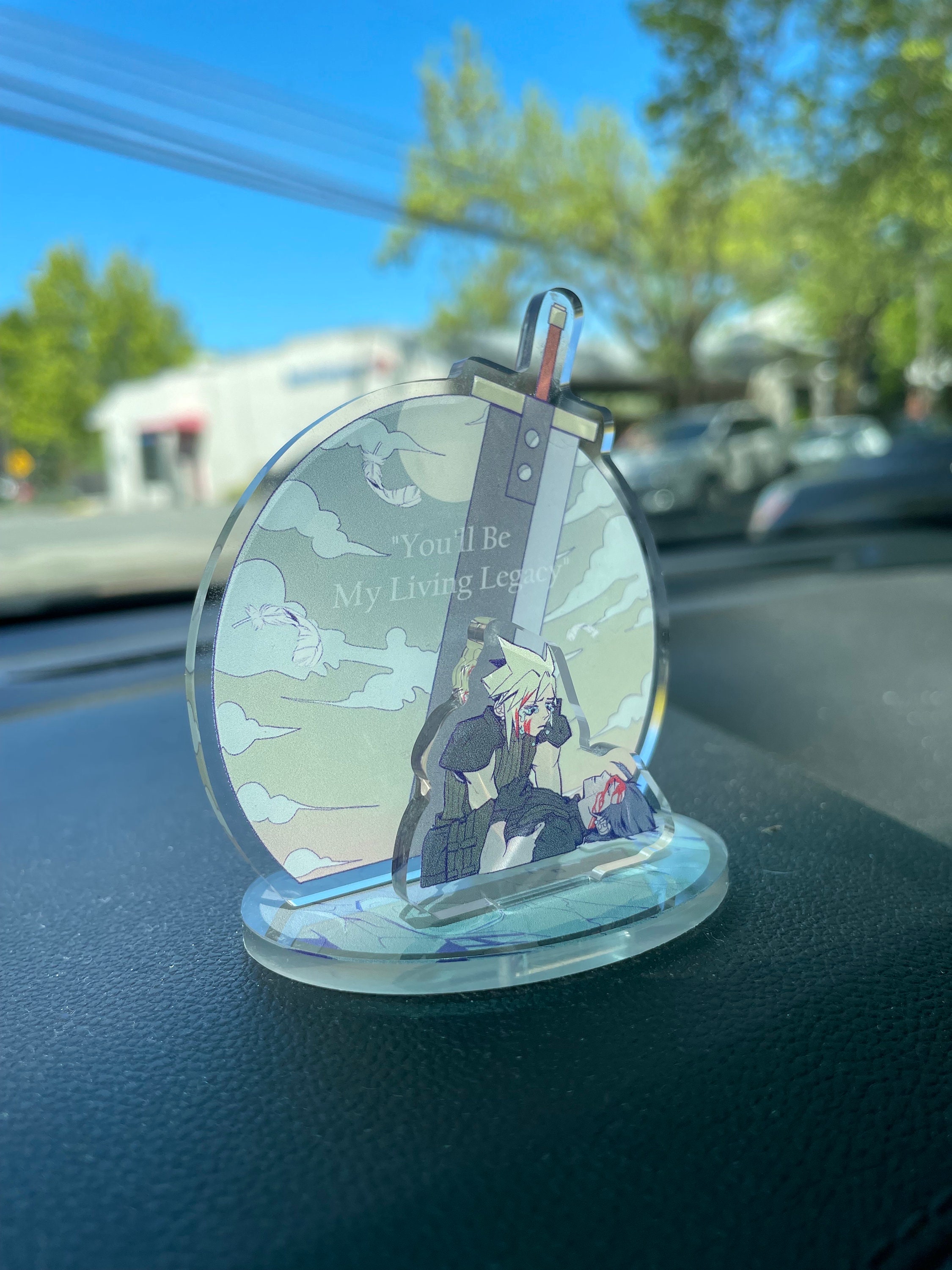 FF7 Zack Fair and Cloud Strife Living Legacy Acrylic Standee - Etsy