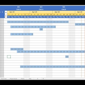 Advanced Excel Gantt Chart Template: Streamline Project Management ...