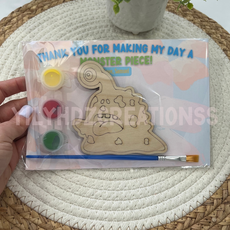 Monsters DIY Kit Svg for Kids Summer Diy Svg Monsters Party Diy Paint ...