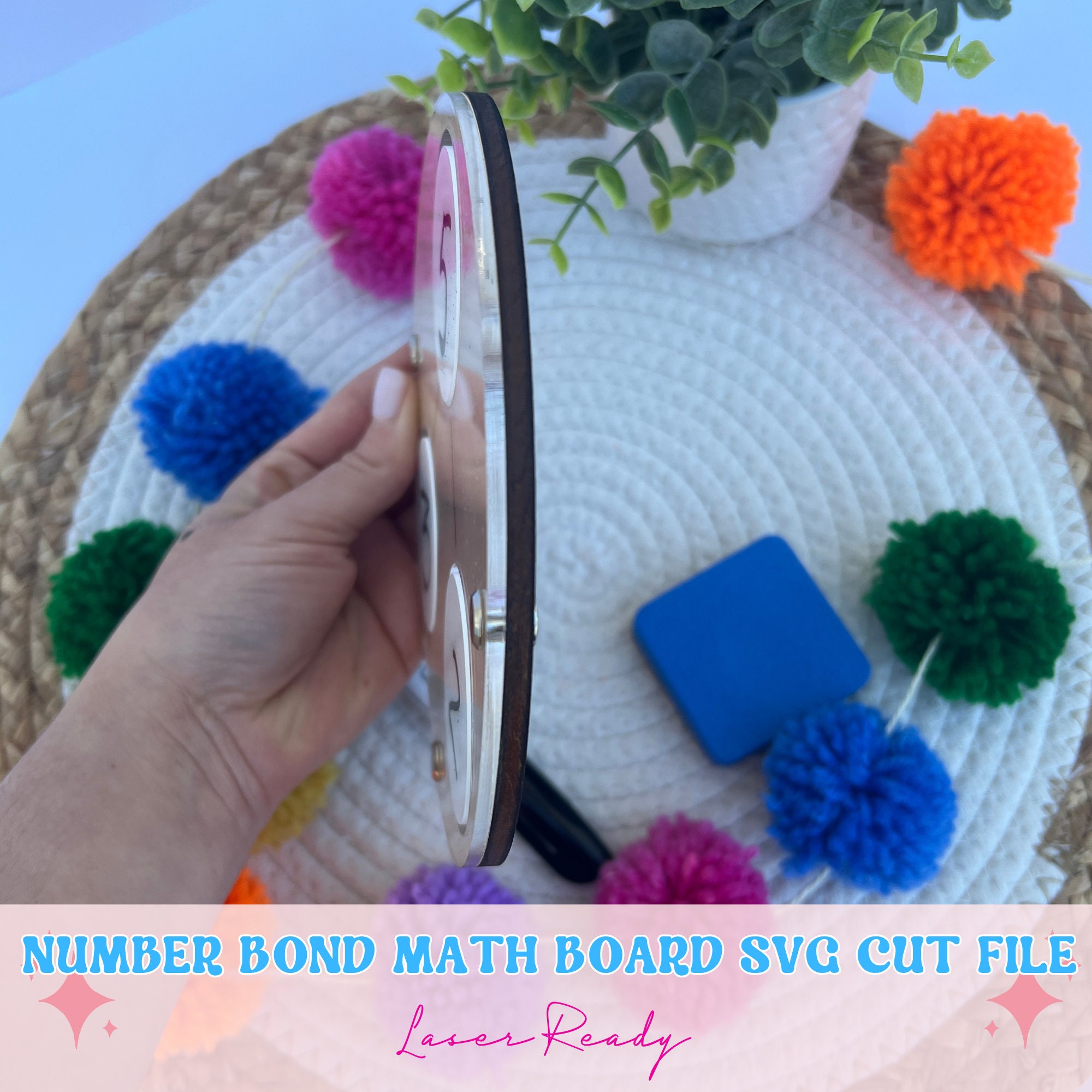 Number Bond Math Svg File, Part Part Whole Board Number Bond Svg File ...