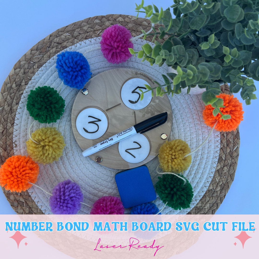 Number Bond Math Svg File, Part Part Whole Board Number Bond Svg File ...