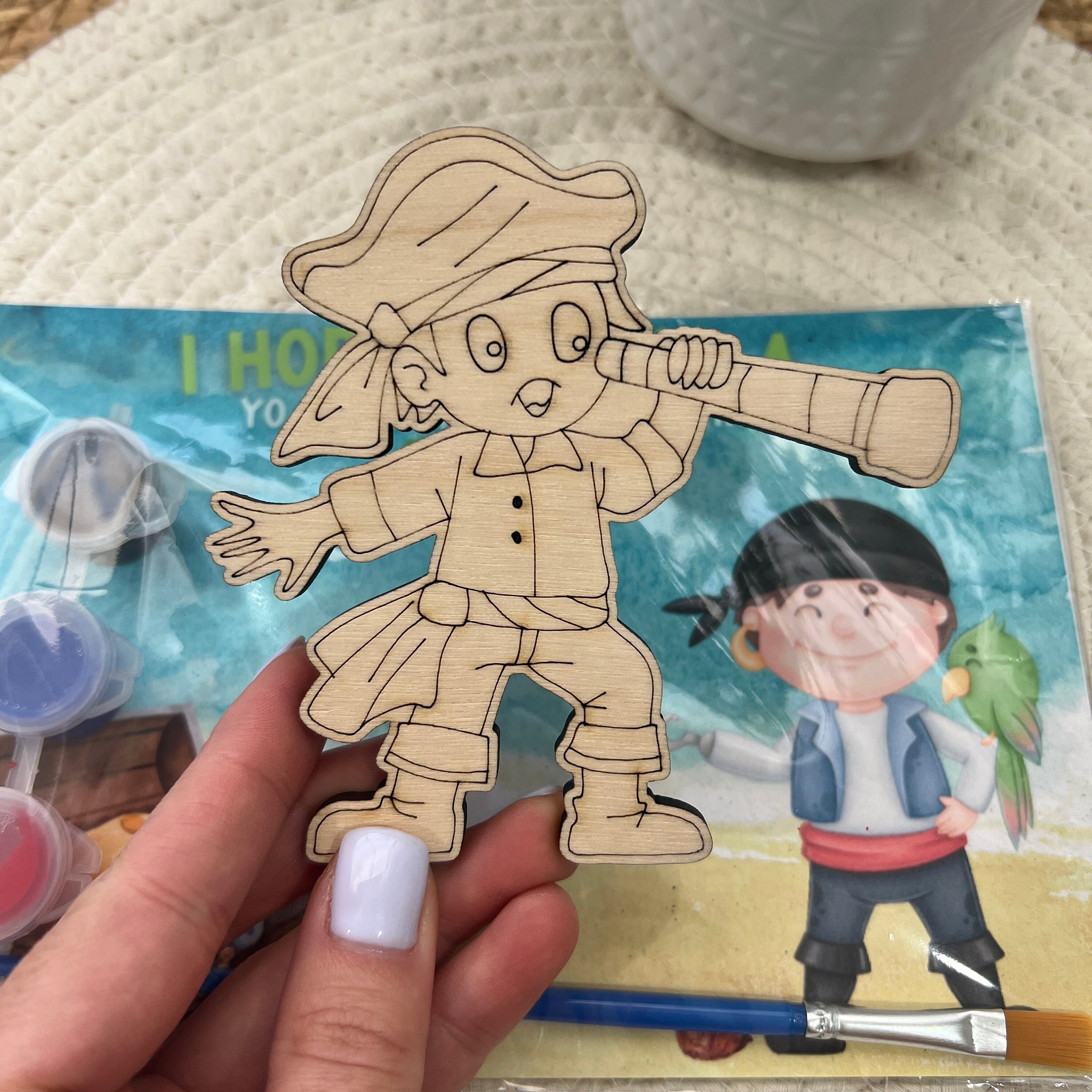 Pirate Single Line Scoring Cut Out Svg Laser File for Summer Pirate Cut ...