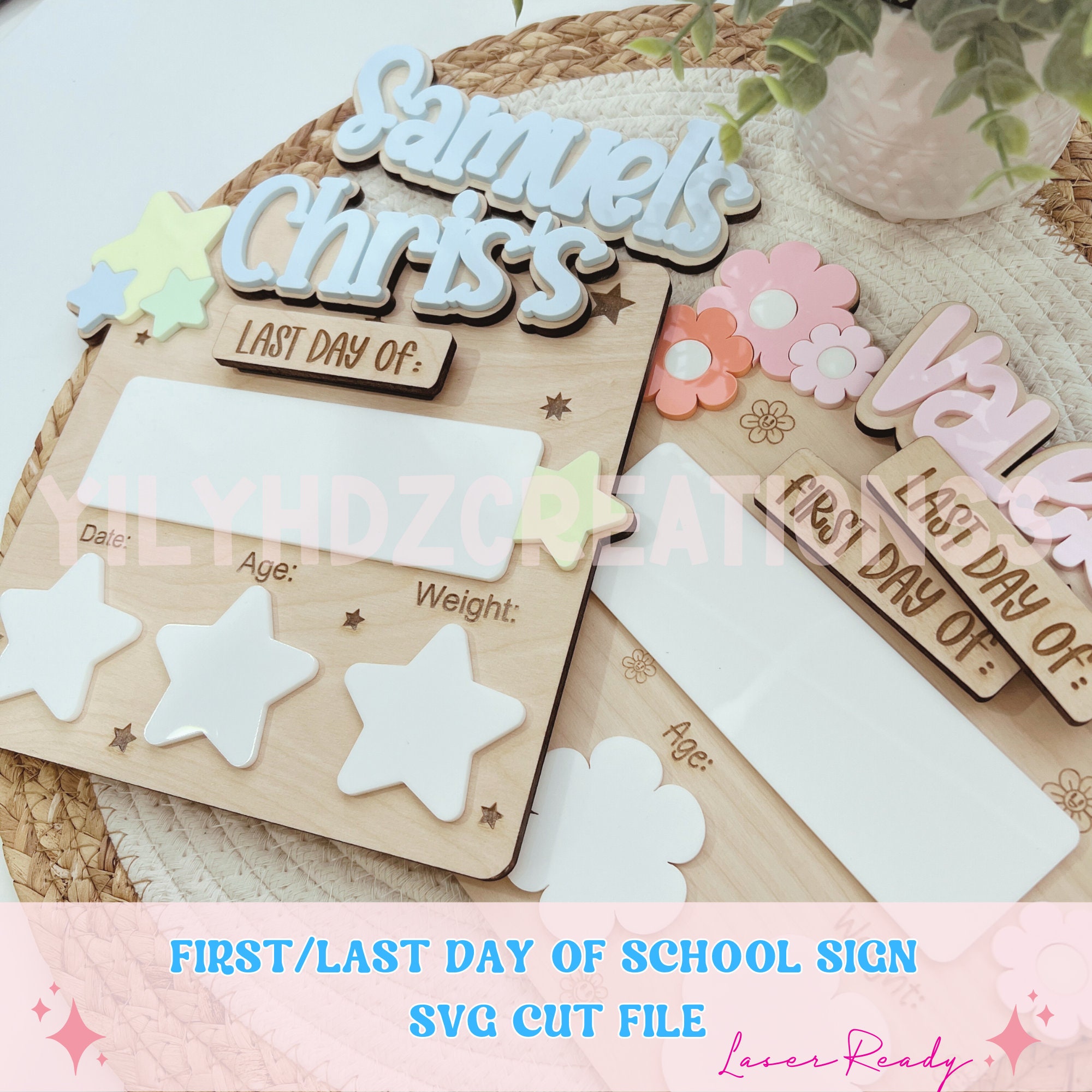 First Day of School Bundle Sign Svg, Back to School Cut File, First Day ...