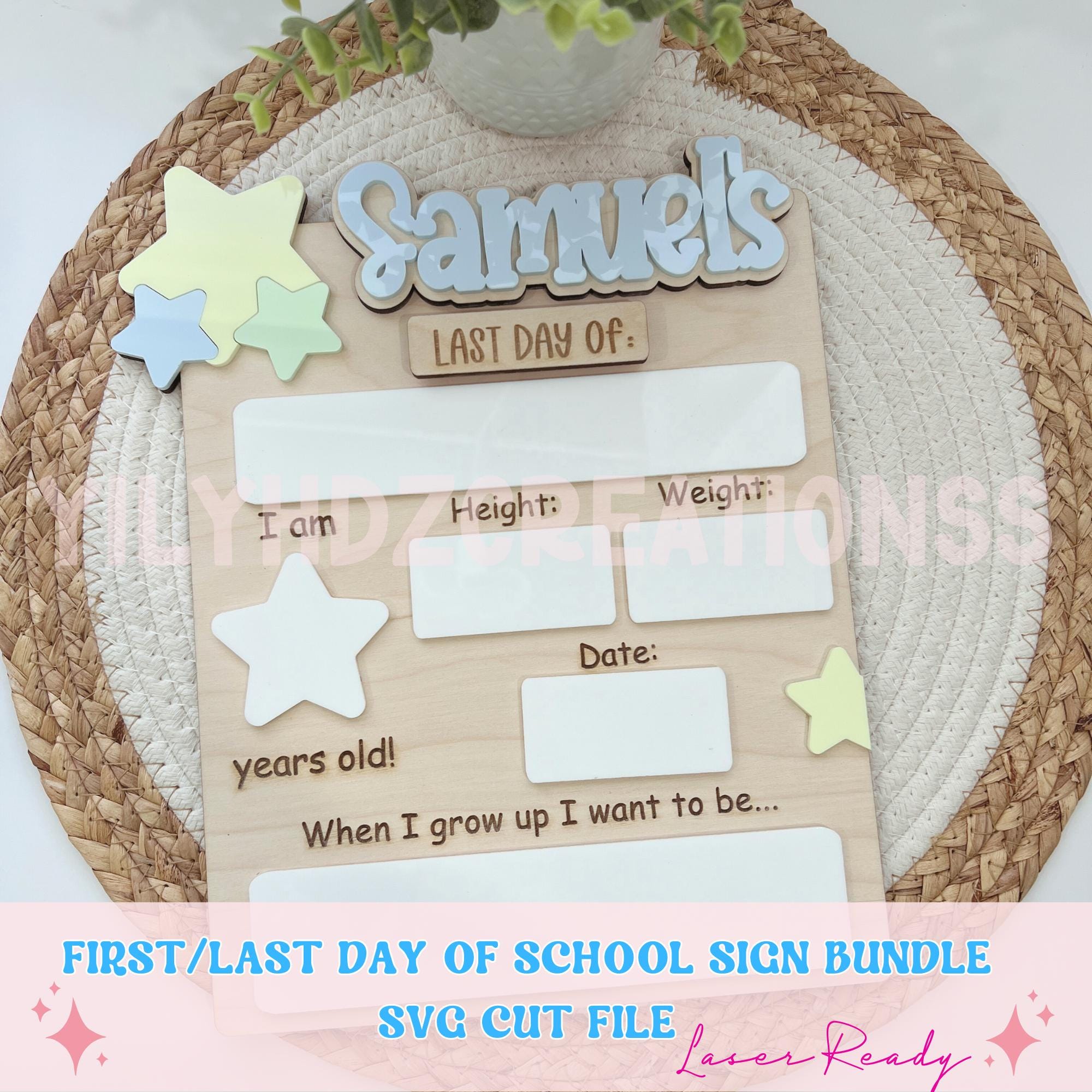 First Day of School Sign Bundle Svg, Back to School Cut File, First Day ...