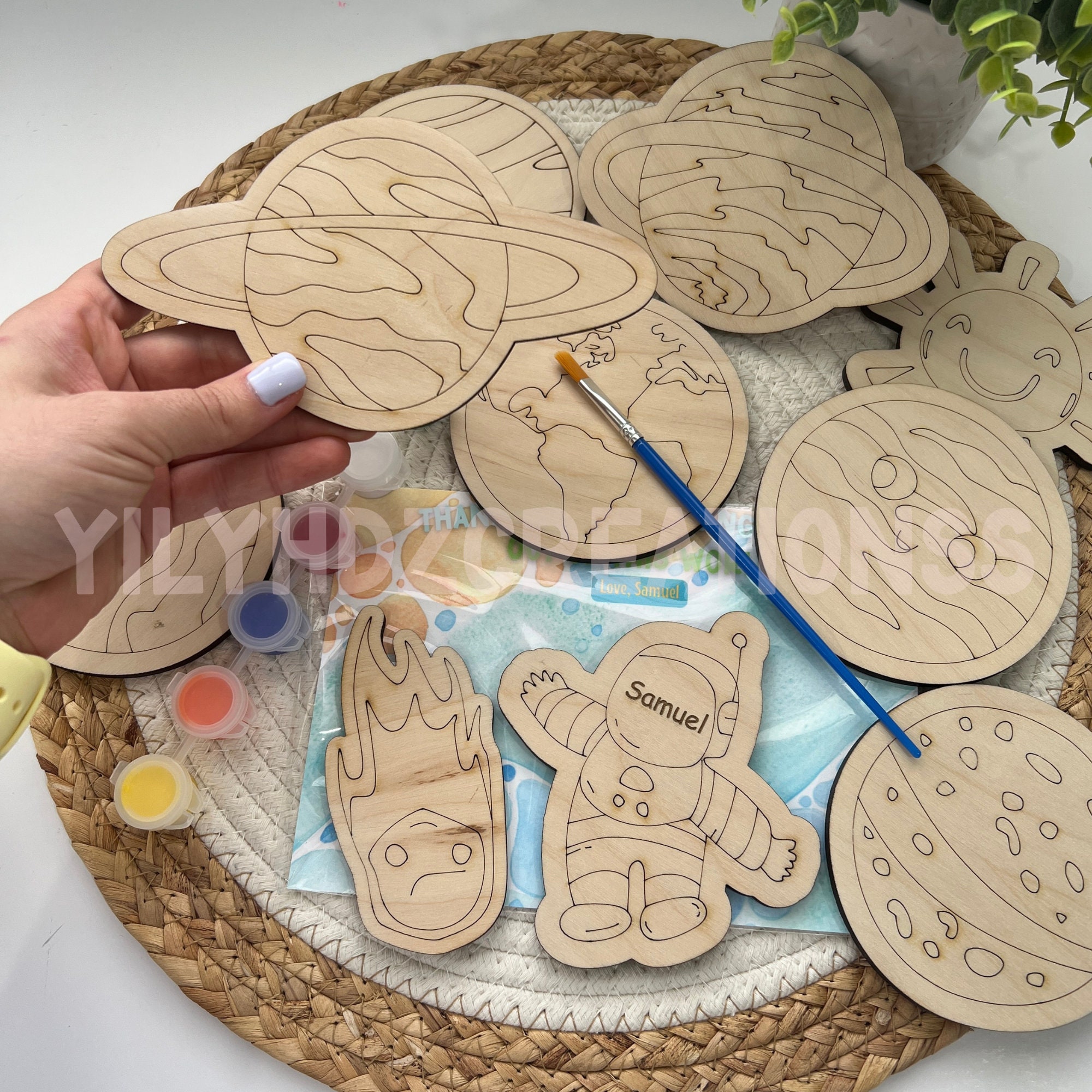 Planets DIY Kit Svg for Kids Summer Diy Svg Planets Party Diy Paint Kit ...