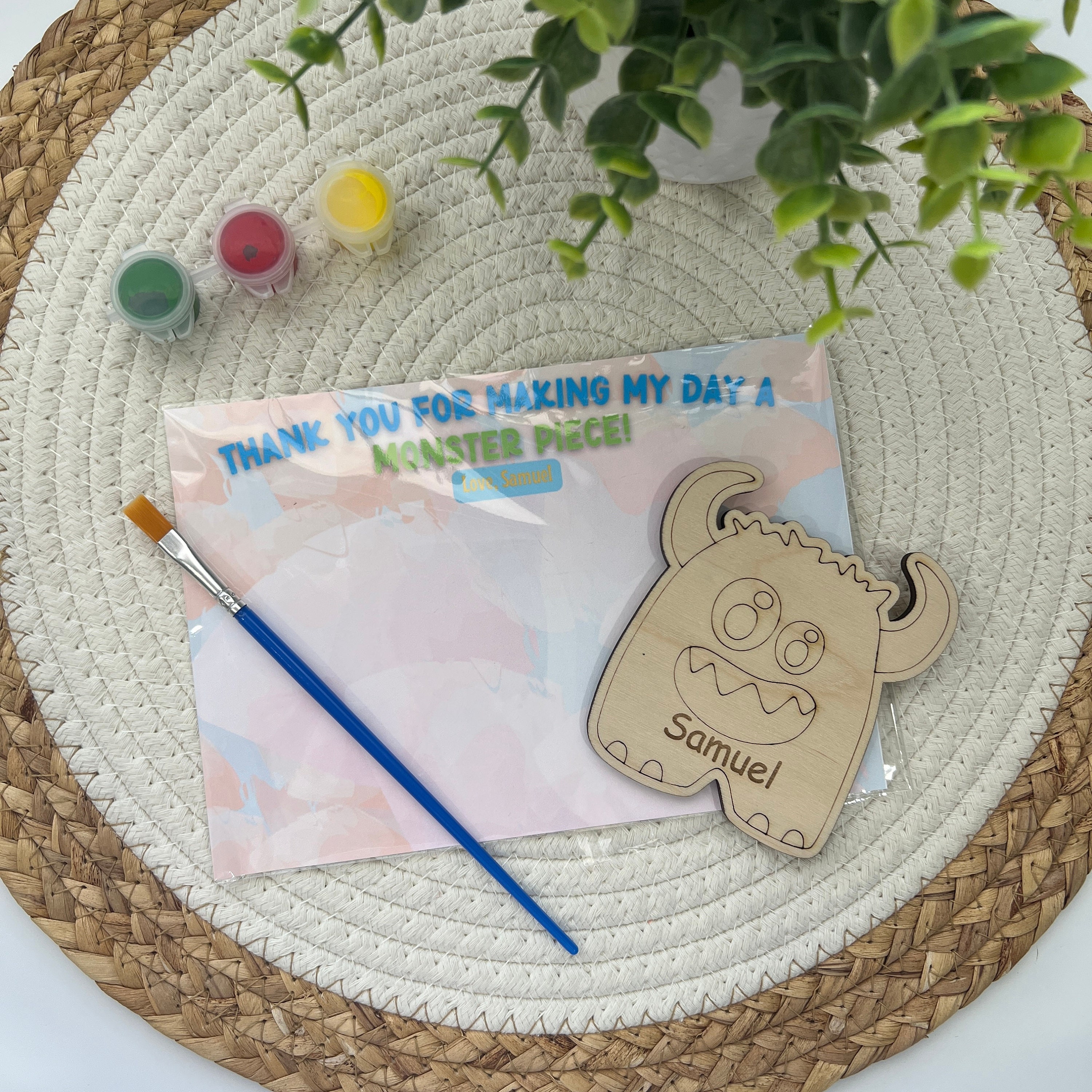 Monster Single Line Scoring Cut Out Svg Laser File for Summer Monster ...