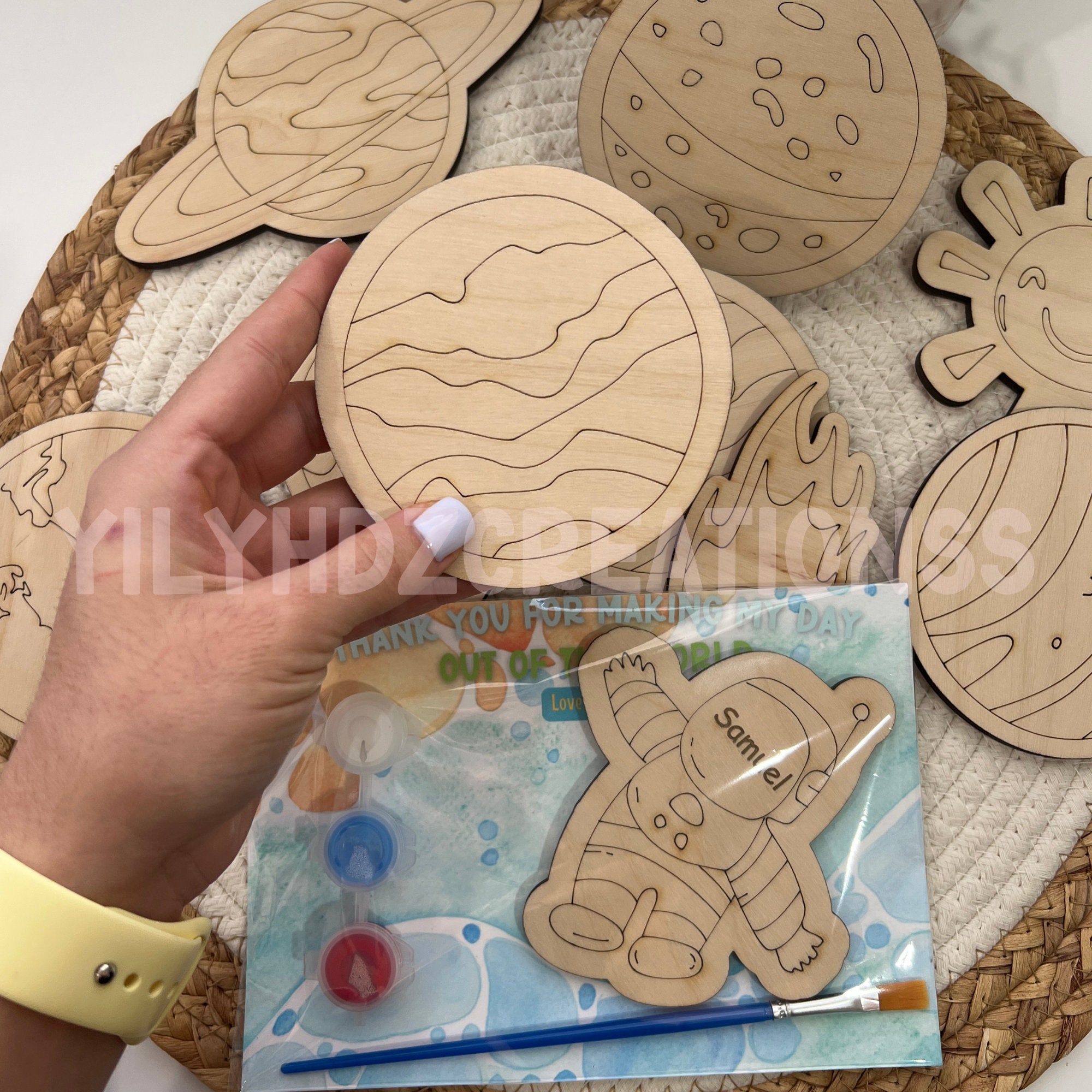 Planets DIY Kit Svg for Kids Summer Diy Svg Planets Party Diy Paint Kit ...