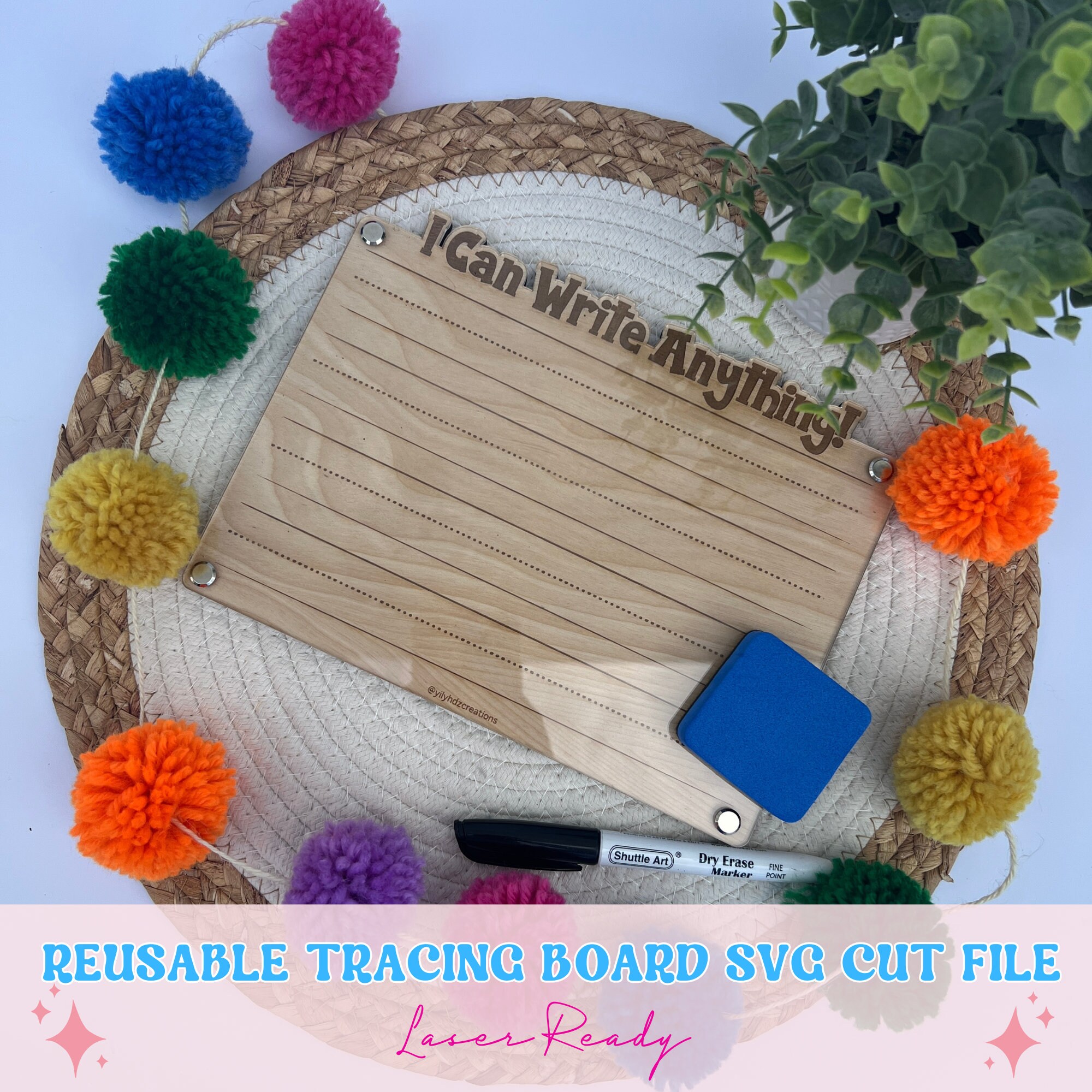 Number & Letter Tracing Board Svg, Montessori Materials Svg, Number ...