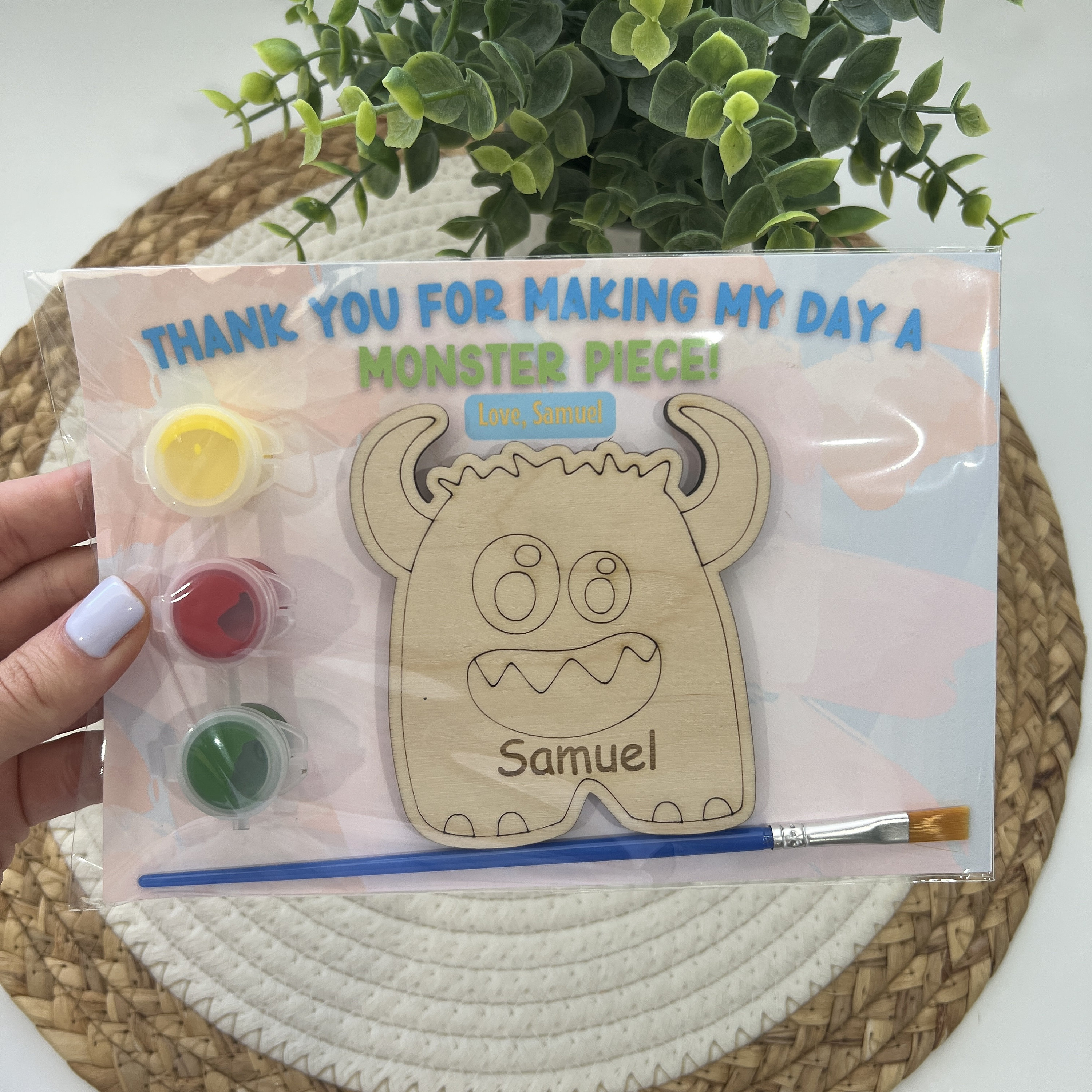 Monster Single Line Scoring Cut Out Svg Laser File for Summer Monster ...