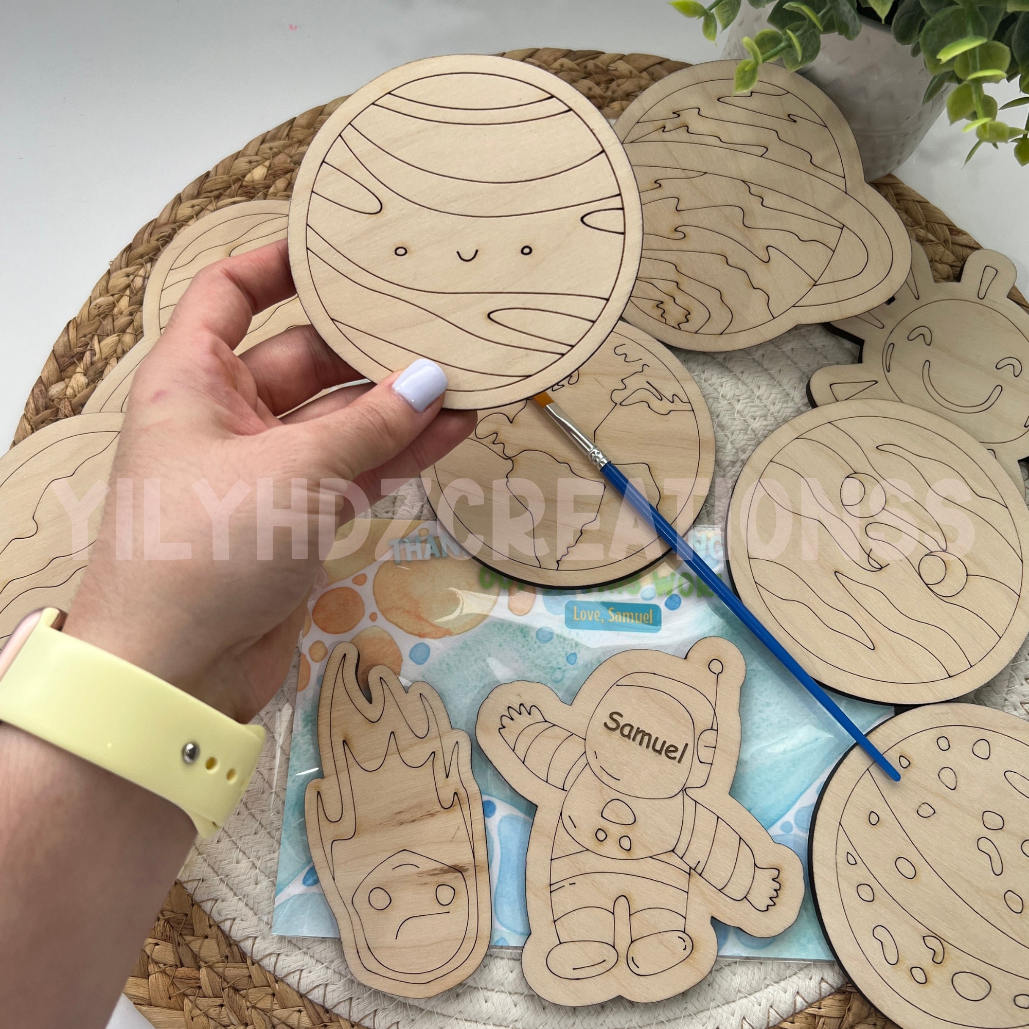 Planets DIY Kit Svg for Kids Summer Diy Svg Planets Party Diy Paint Kit ...