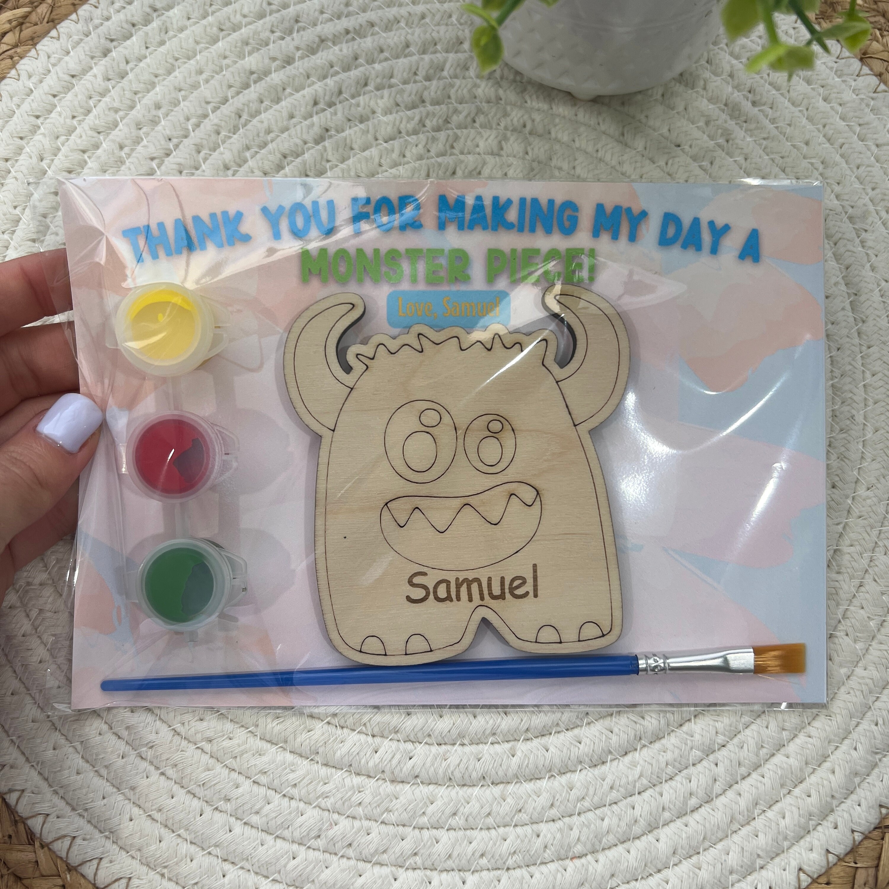 Monster Single Line Scoring Cut Out Svg Laser File for Summer Monster ...