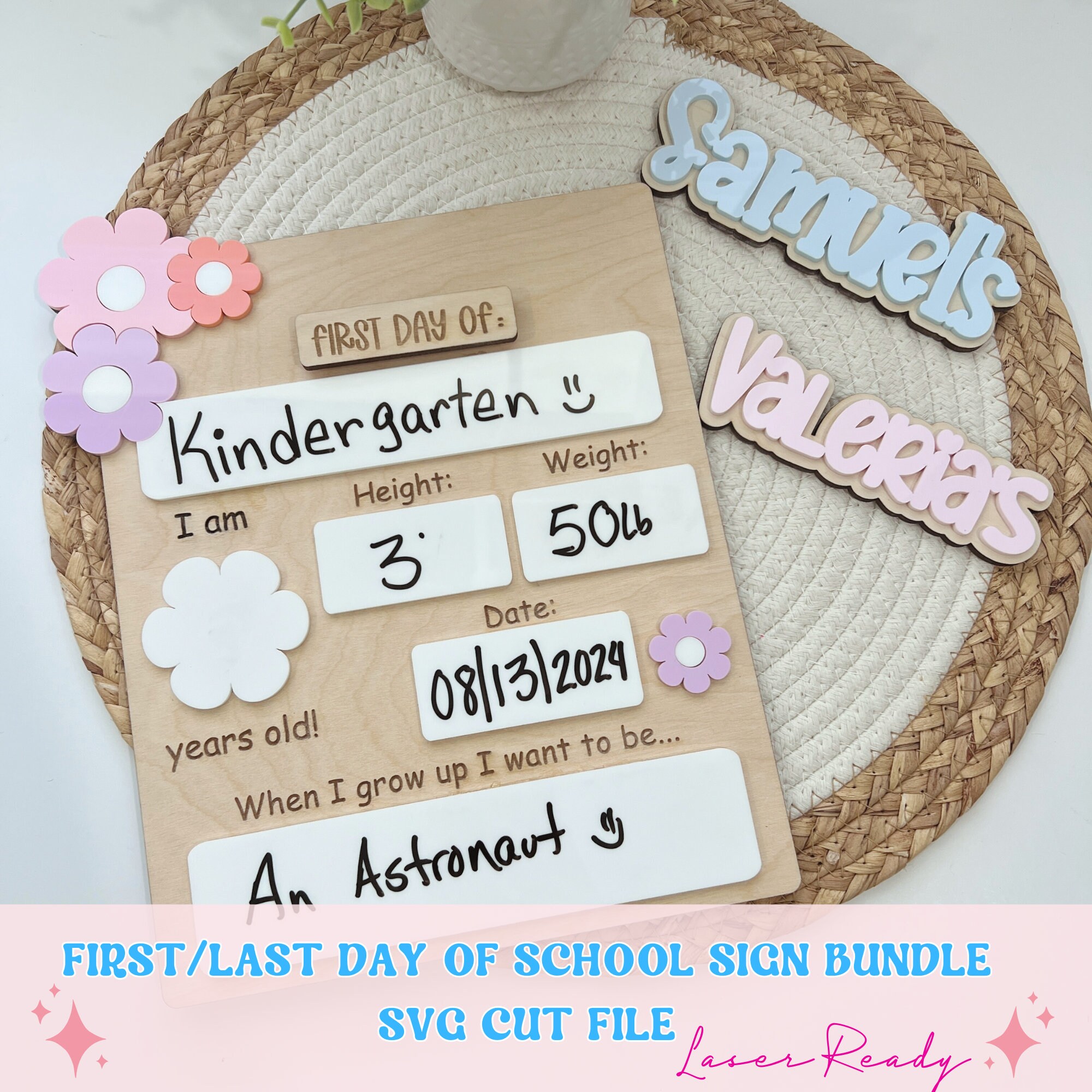 First Day of School Bundle Sign Svg, Back to School Cut File, First Day ...