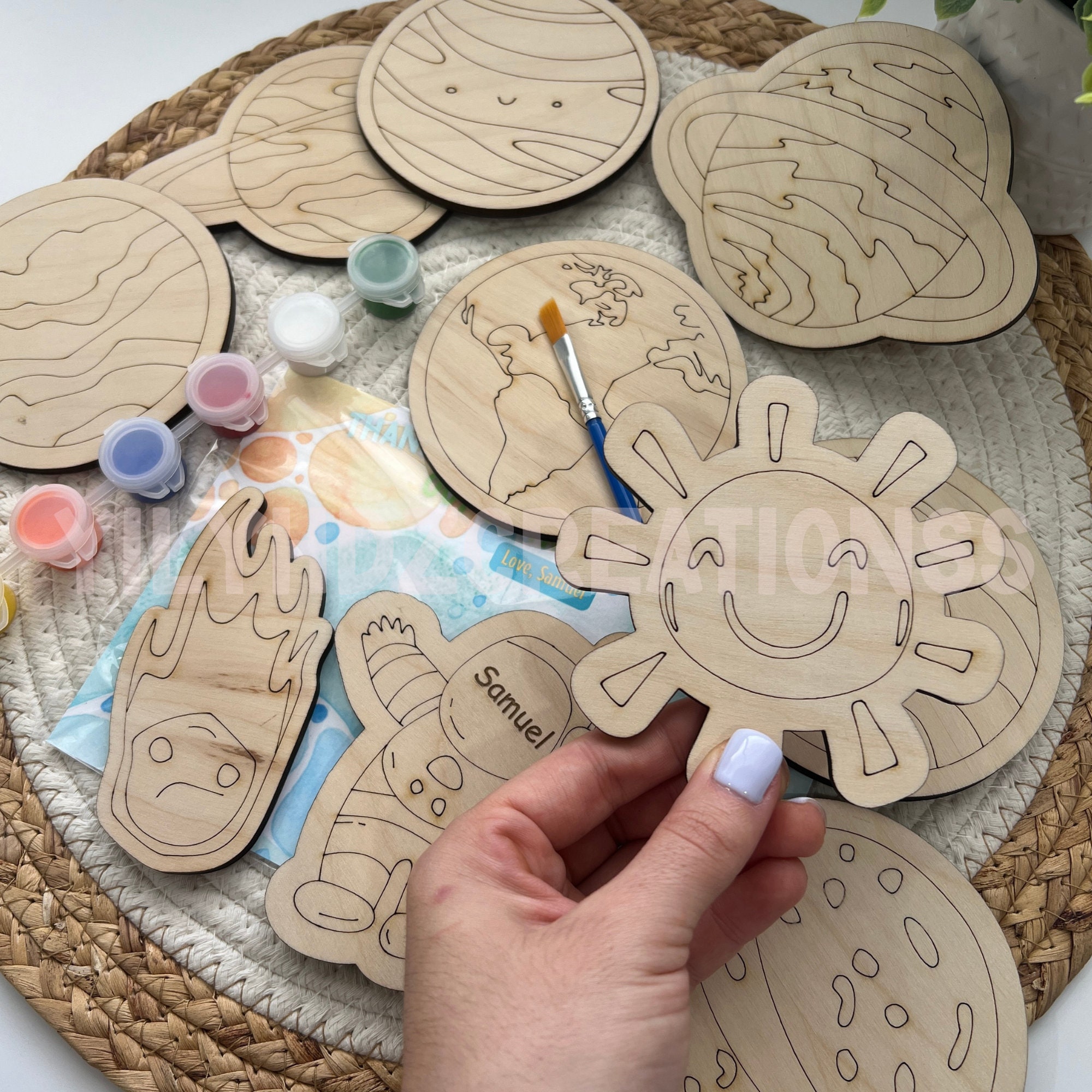 Planets DIY Kit Svg for Kids Summer Diy Svg Planets Party Diy Paint Kit ...