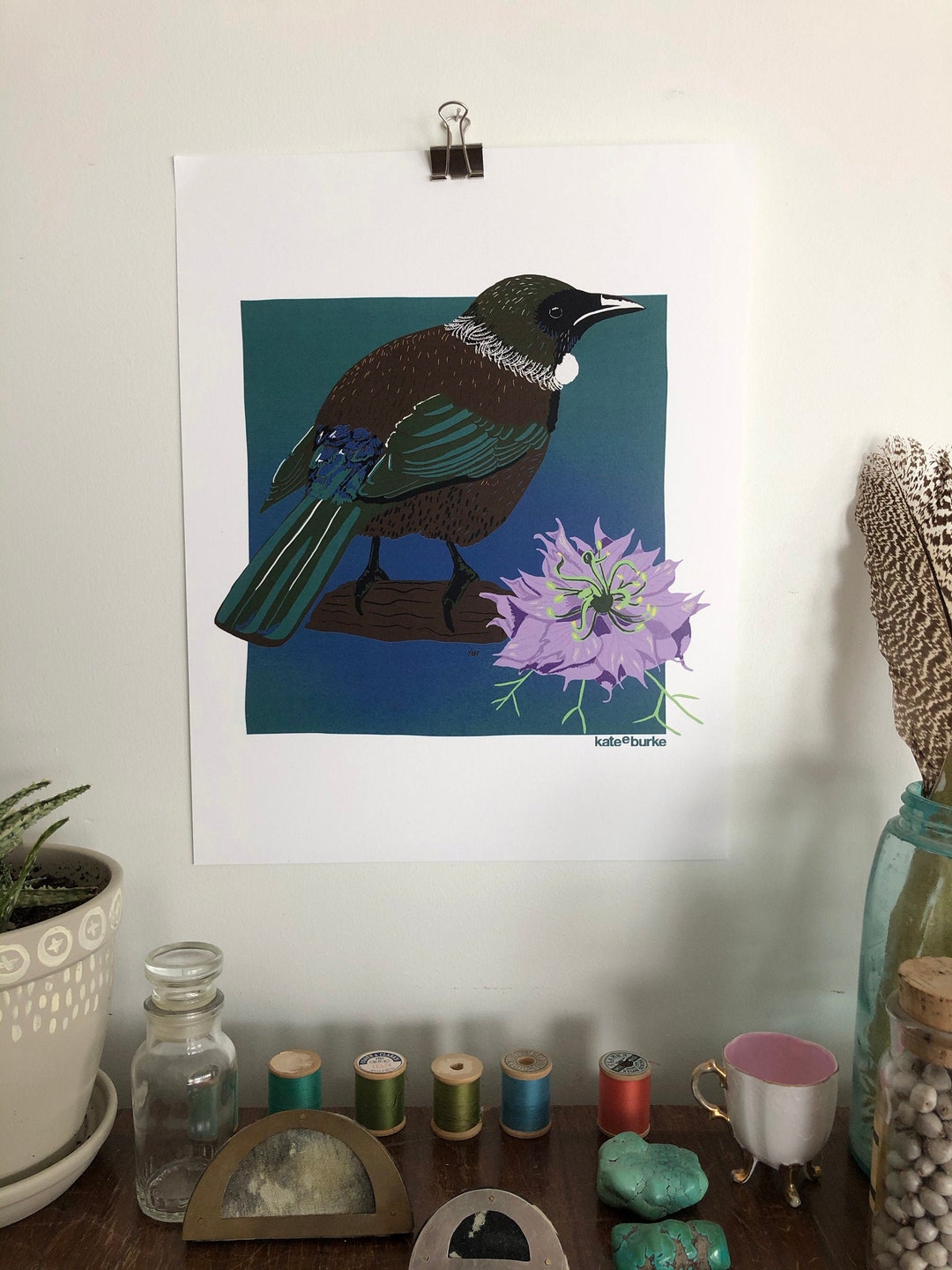 Tui 11x14 Digital Print - Etsy