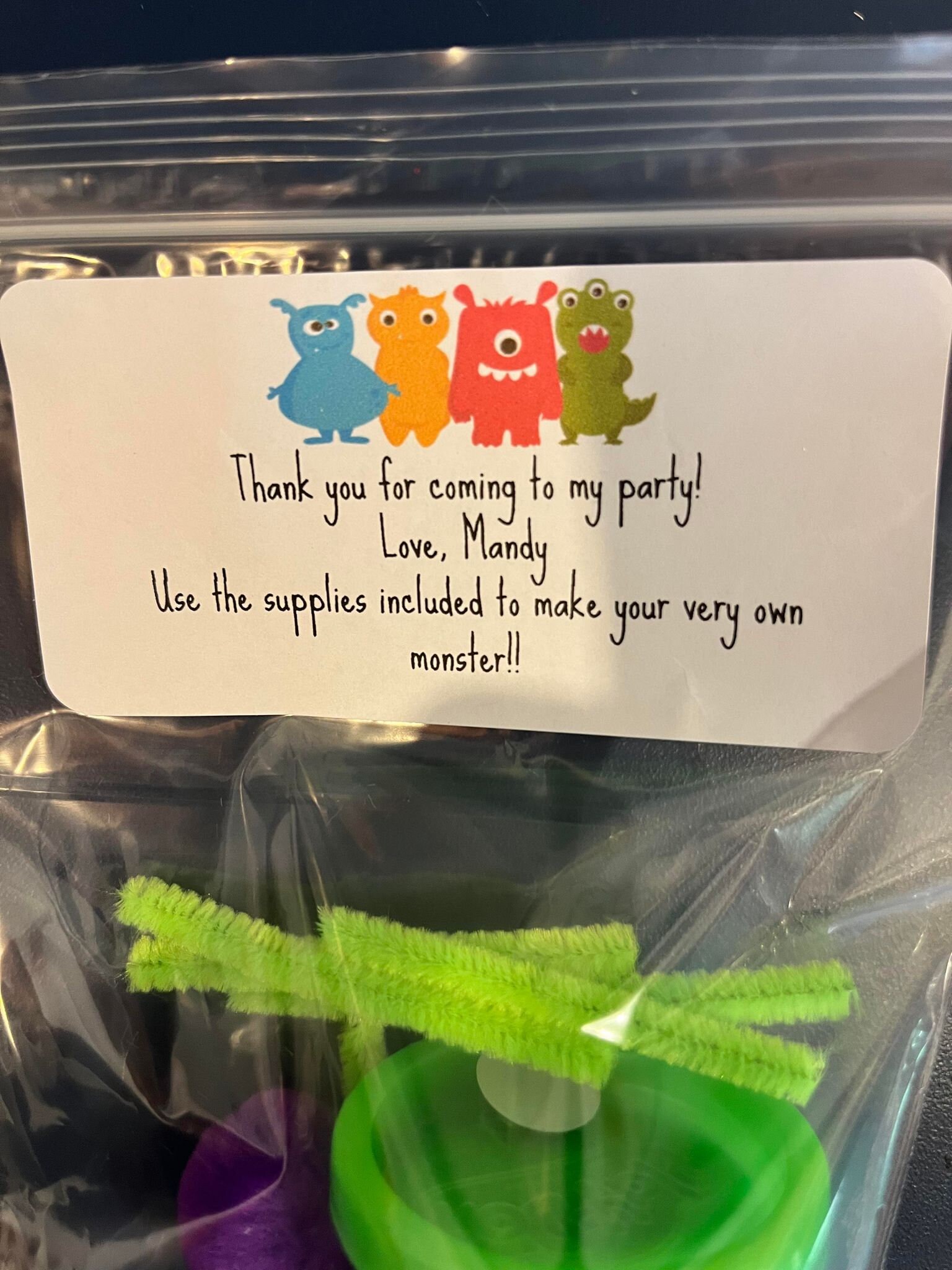 DIY Birthday Party Favor Kits! Build a Monster Kits! Set of 10! - Etsy