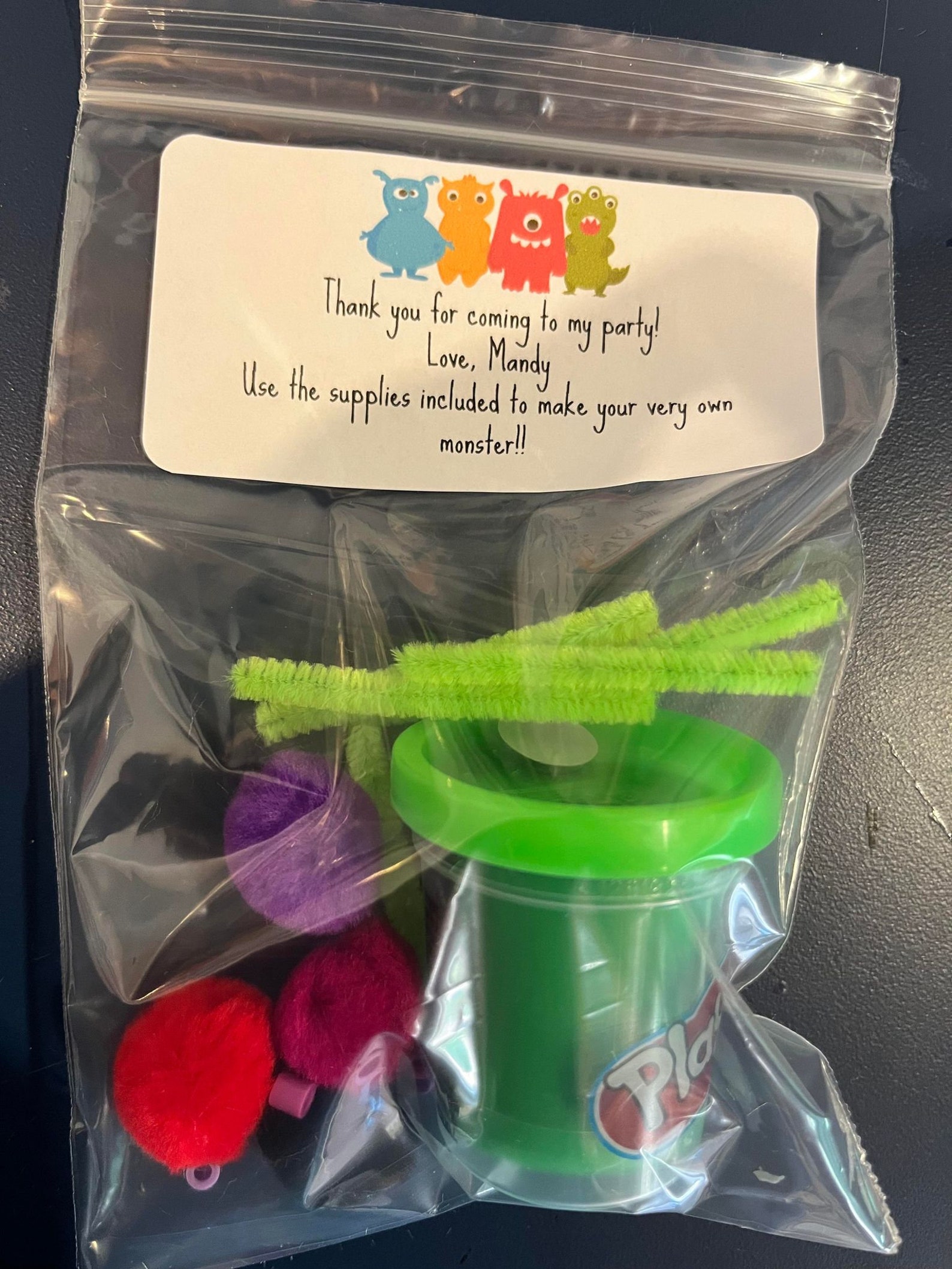 DIY Birthday Party Favor Kits Build a Monster Kits Set of 10 - Etsy