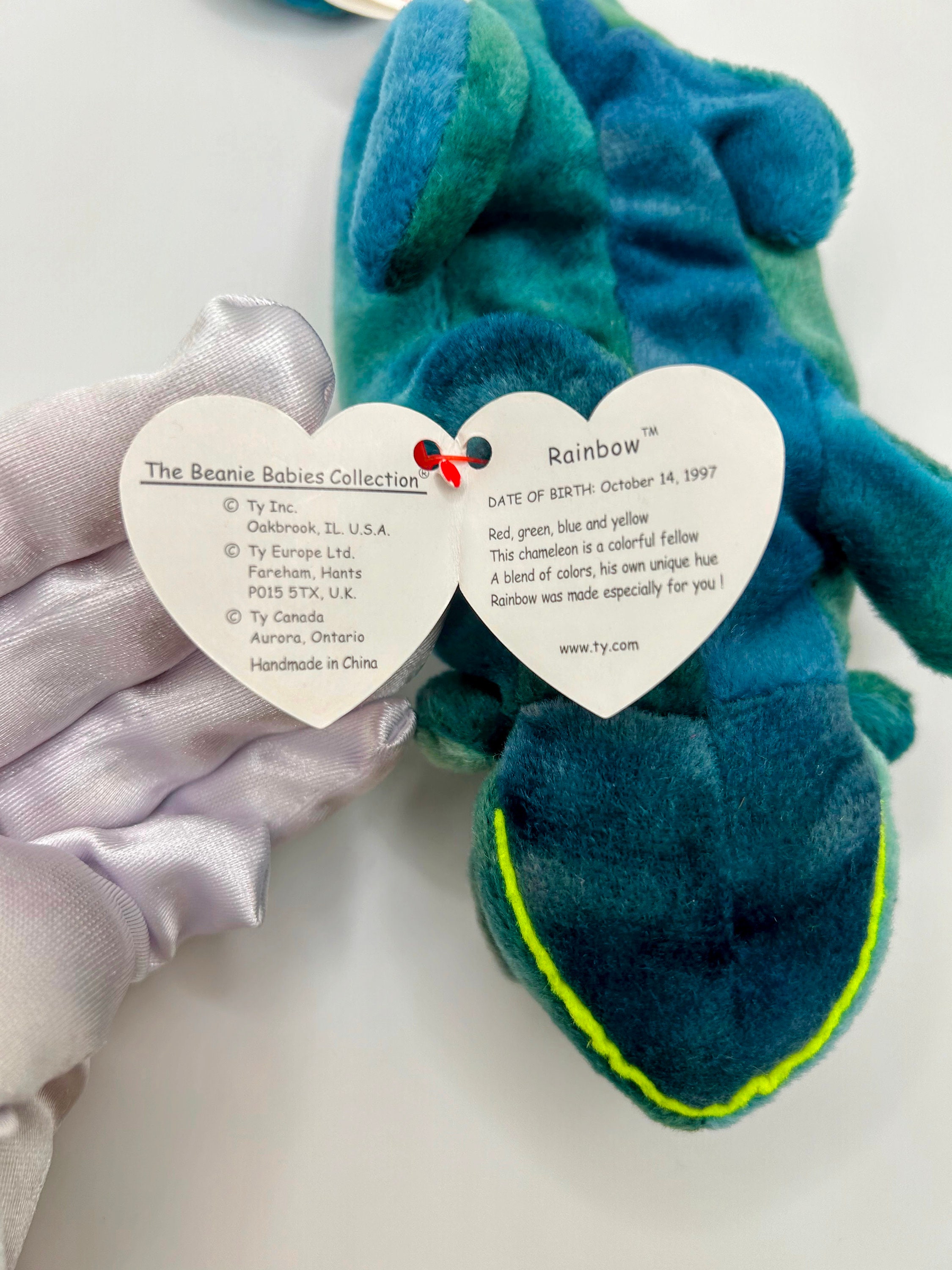 SUPER RARE RAINBOW Beanie Baby Collectible, Multiple Tag Errors ...