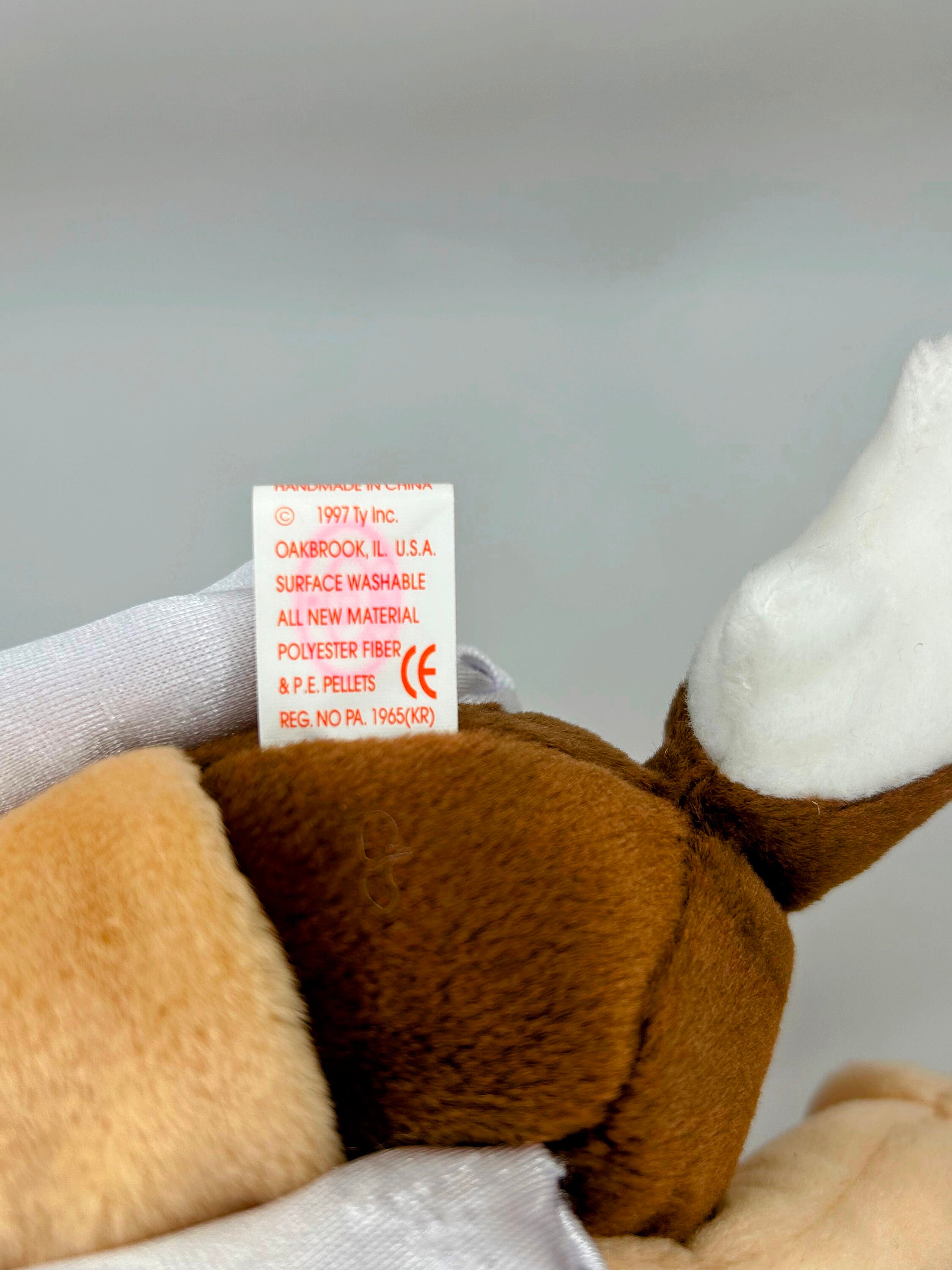 Rare Stretch Beanie Baby Collectible With MINI Beanie Baby Multiple Tag ...