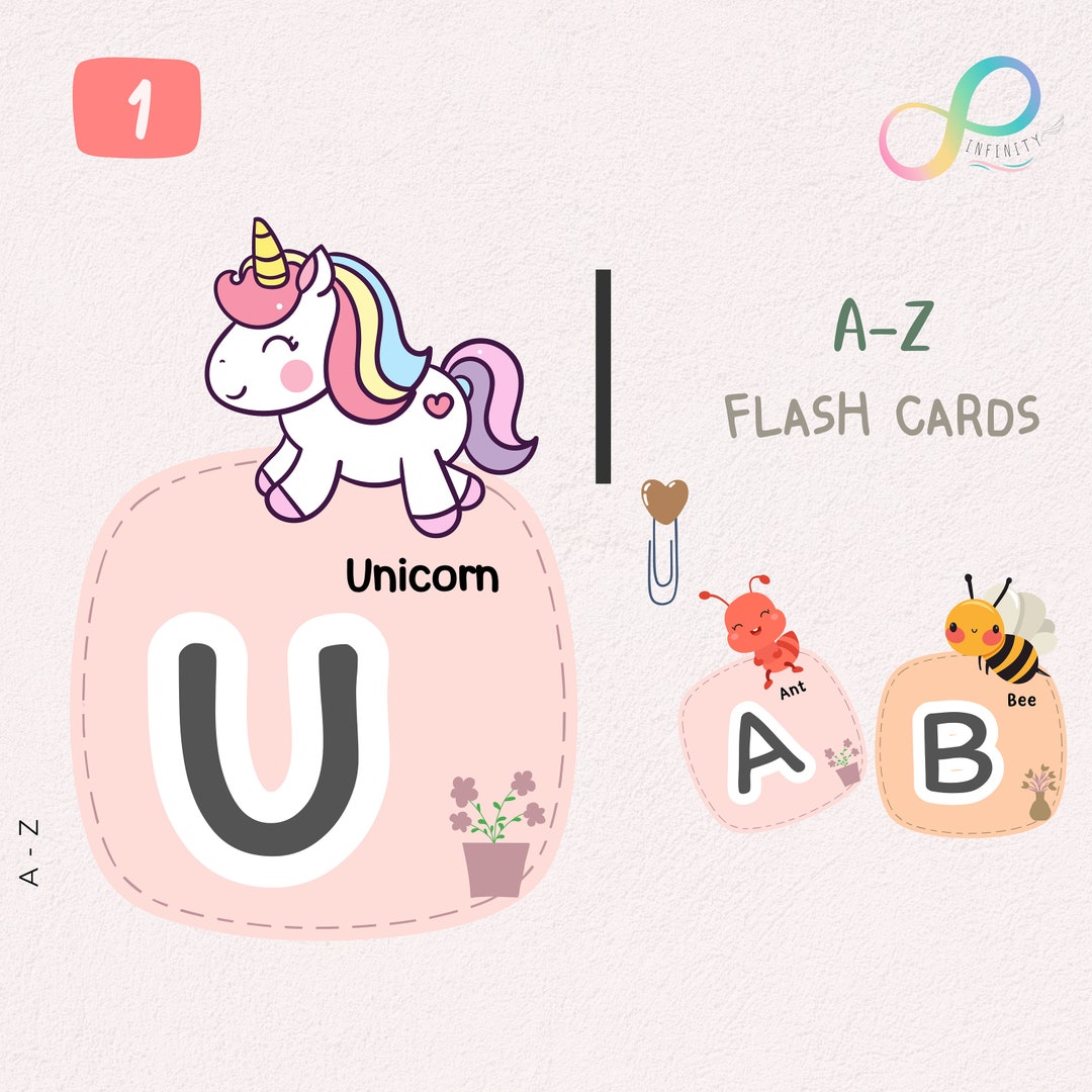 Alphabet Cards A-Z , Preschool and Kindergarten Activity - Etsy