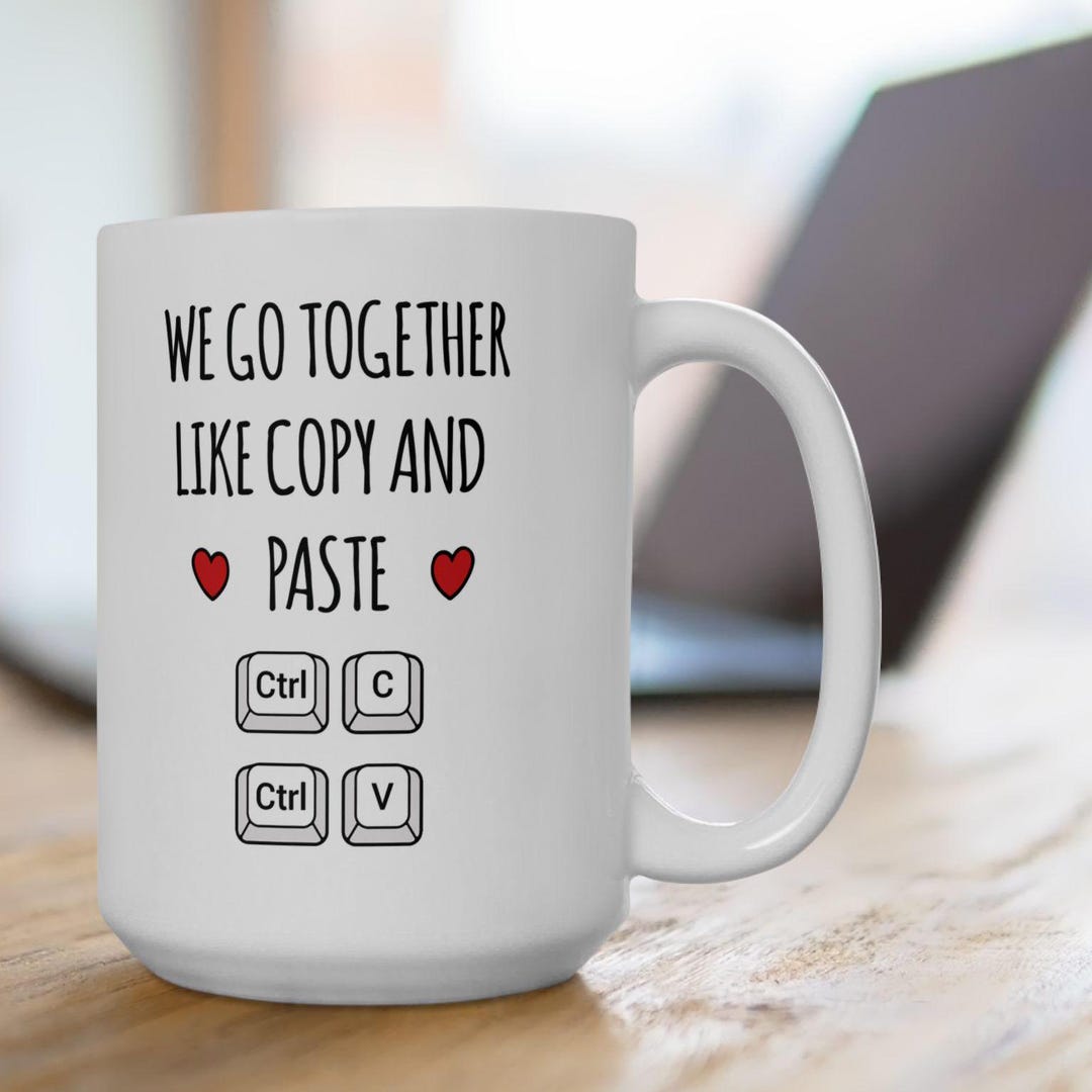Funny Valentine Mug Copy-paste Matching Ctrl-c Ctrl-v Windows Shortcuts ...