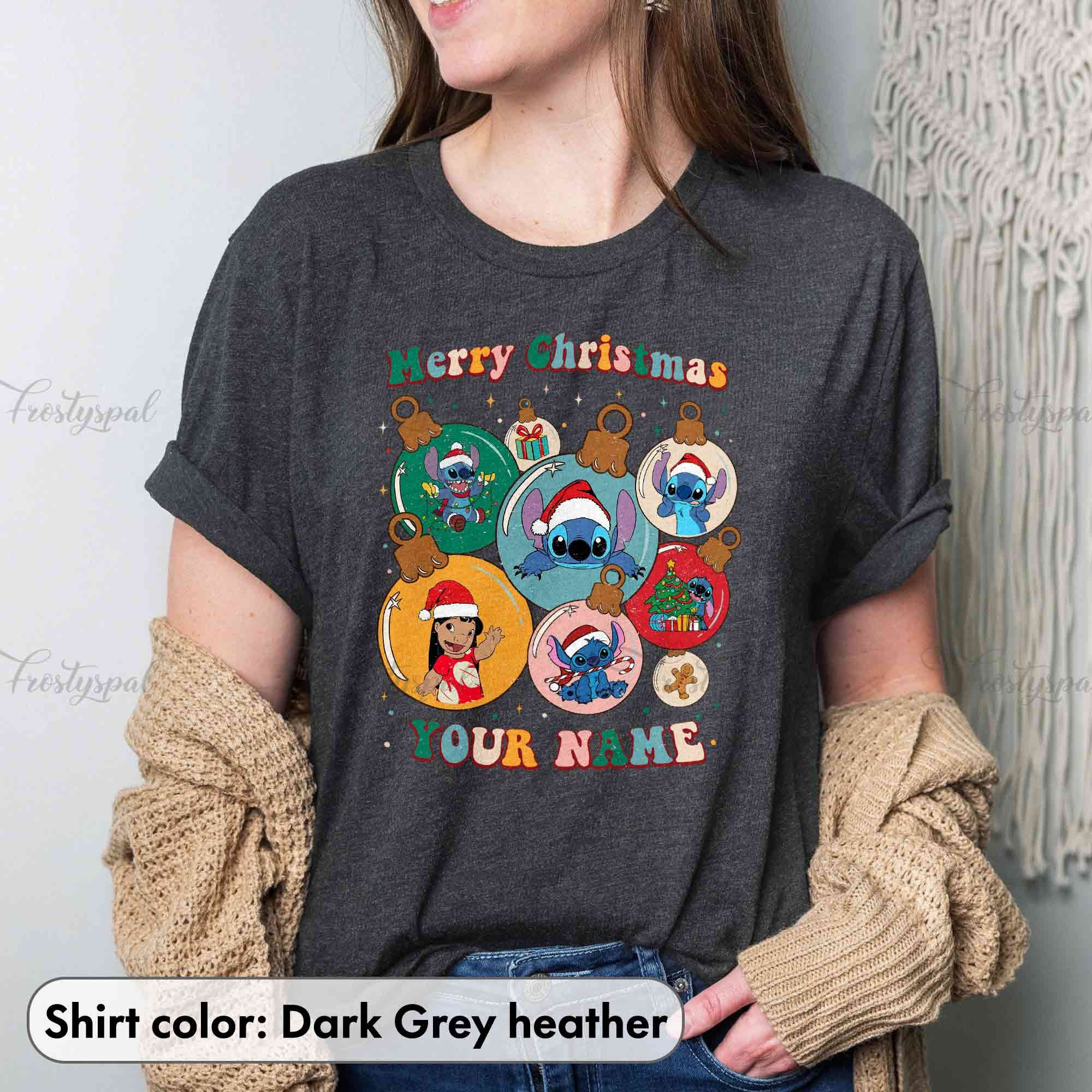 Personalized Merry Christmas All Disney Characters Sweatshirt