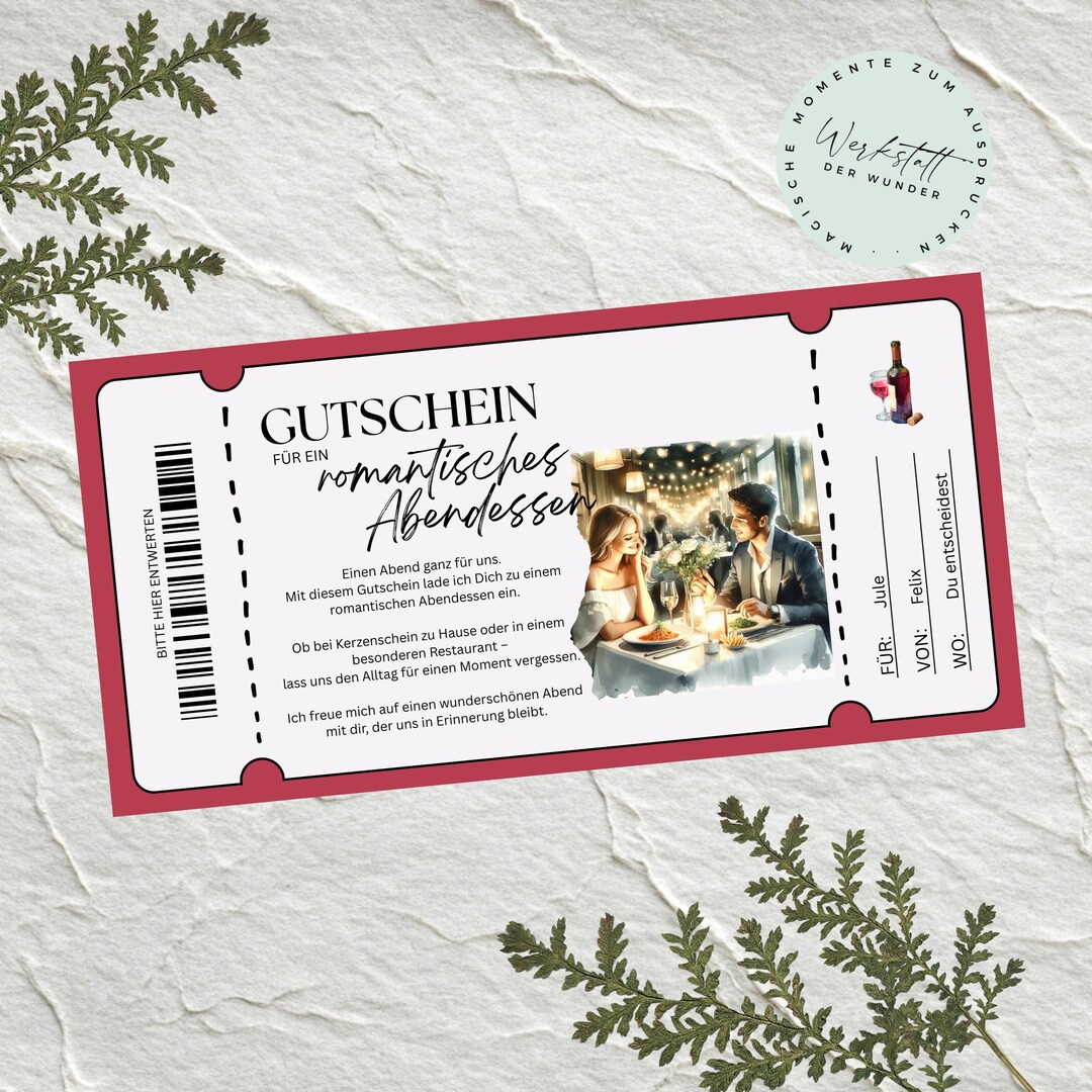 Romantic Dinner Invitation, Customizable Canva Template to Print at ...