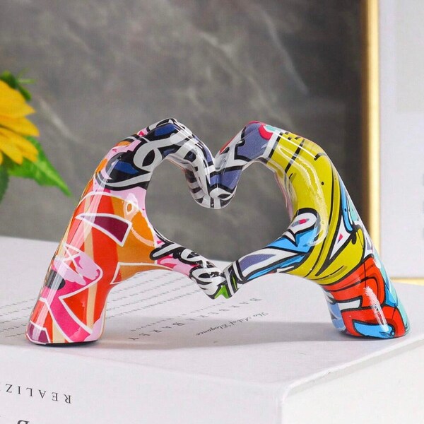 Love Heart Hands Statue - Etsy