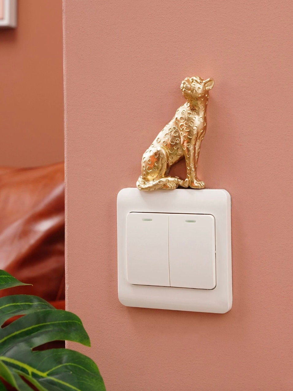 Light Switch Leopard Figure, Leopard Wall Decor Leopard Light Switch ...